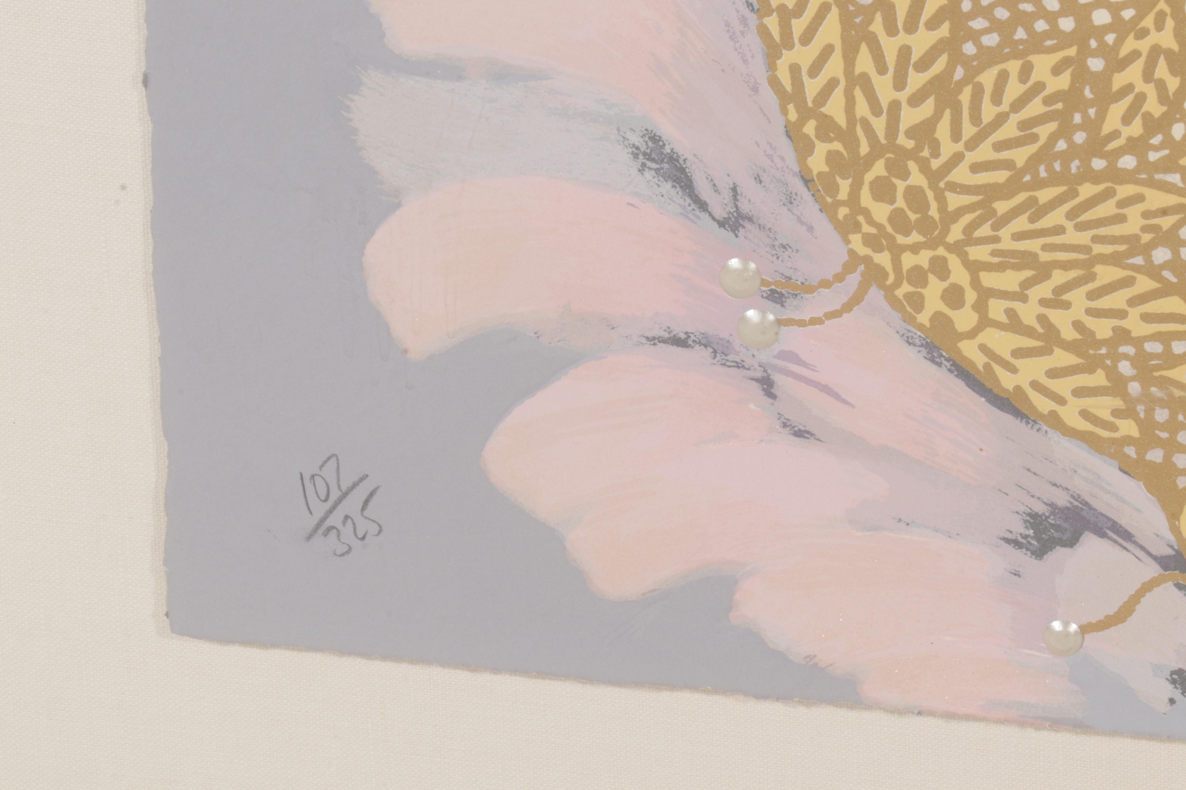 Mary Vickers Embellished Serigraph "Golden Girl," Late 20th Century | EBTH