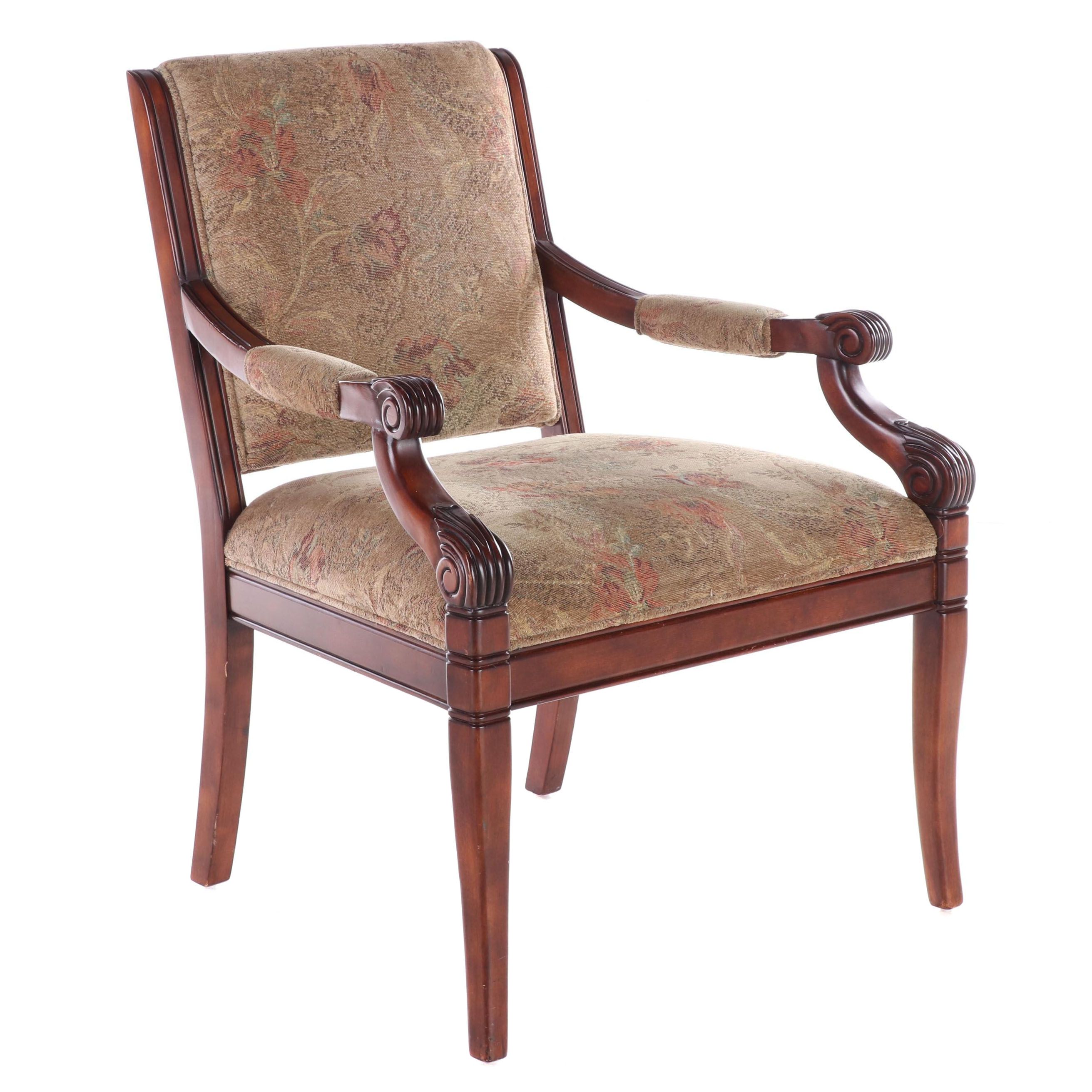 Sam Moore Furniture Neoclassical Style Hardwood and Custom-Upholstered ...