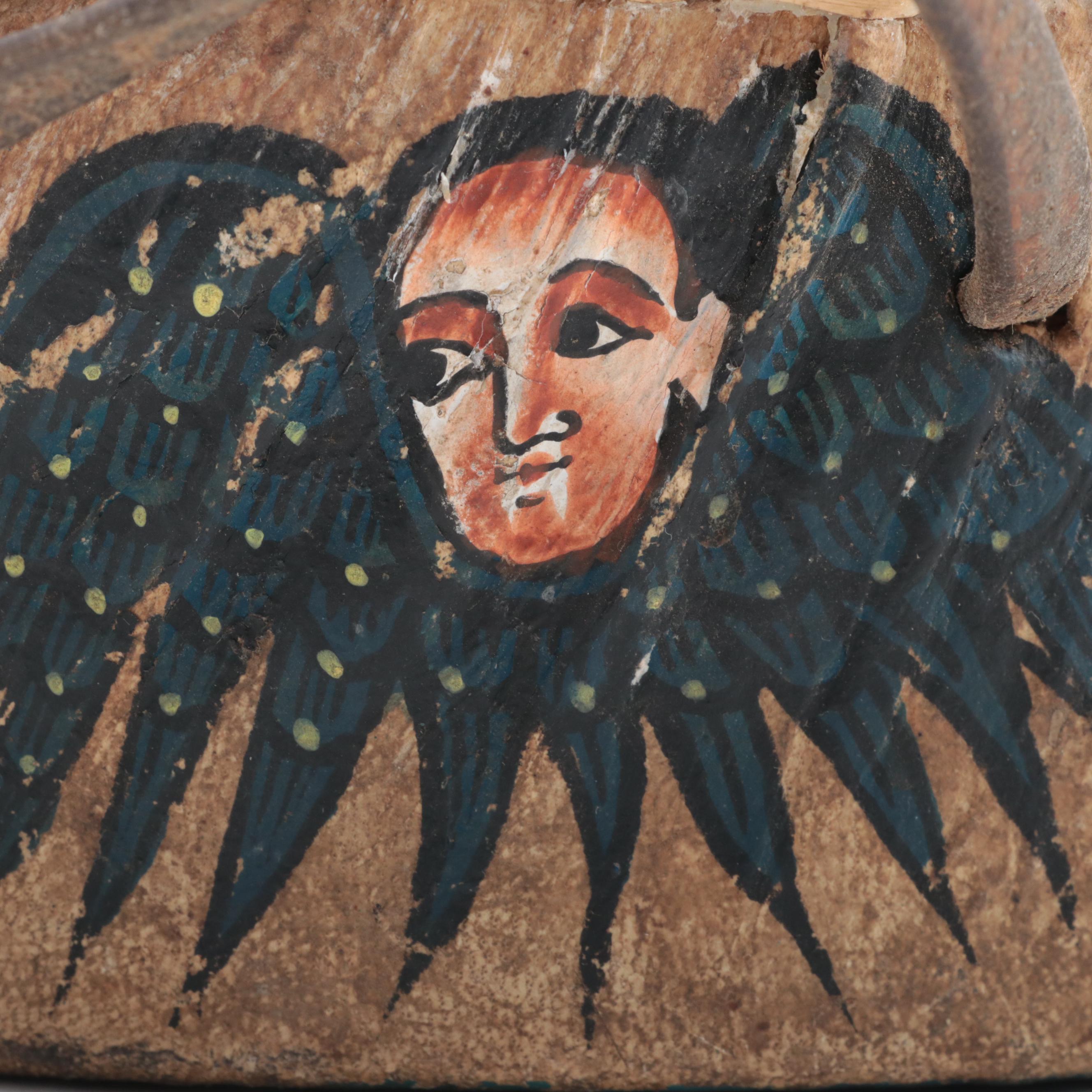 Ethiopian Coptic Hand-Painted Food Basket | EBTH