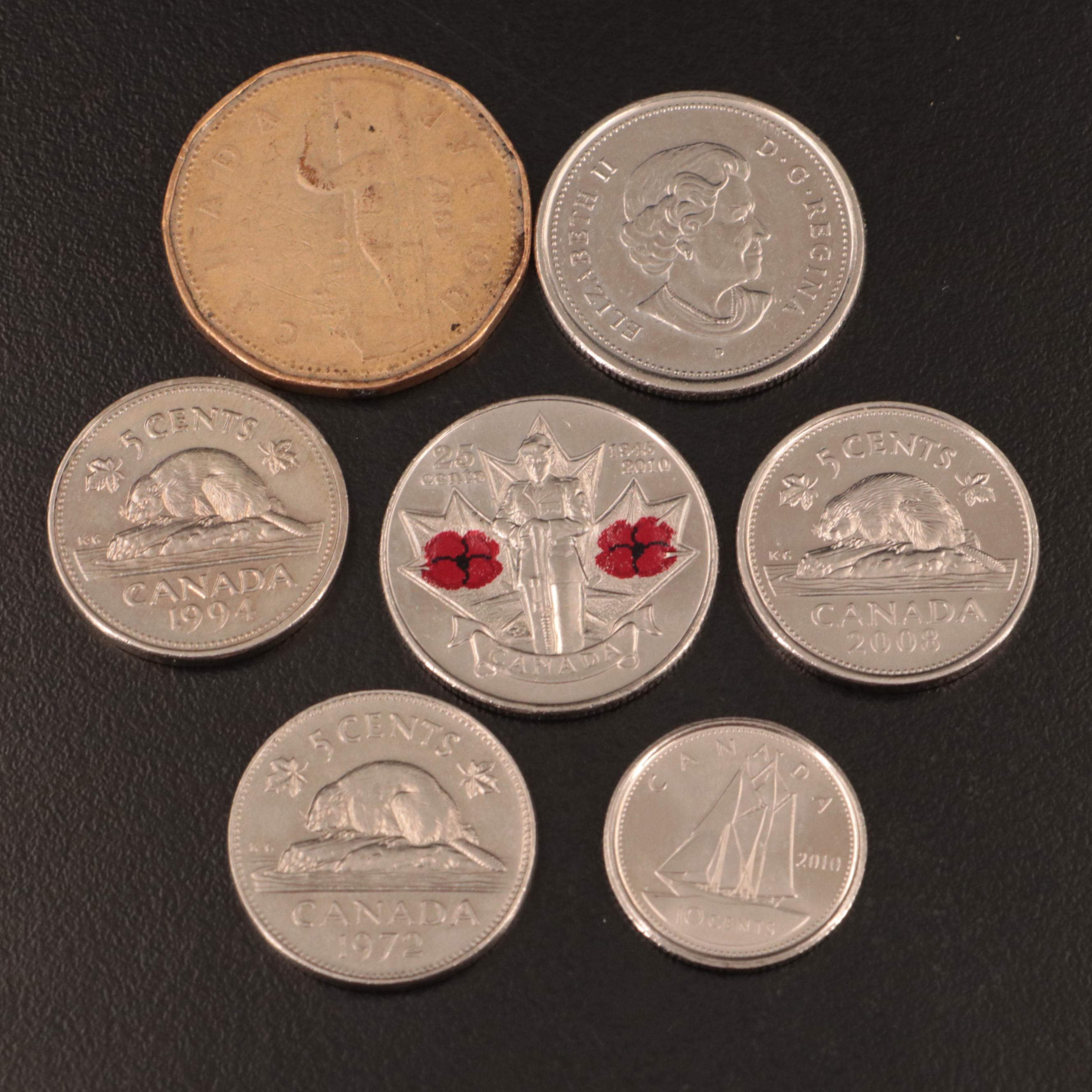 Collection of Canadian Coins and Currency | EBTH