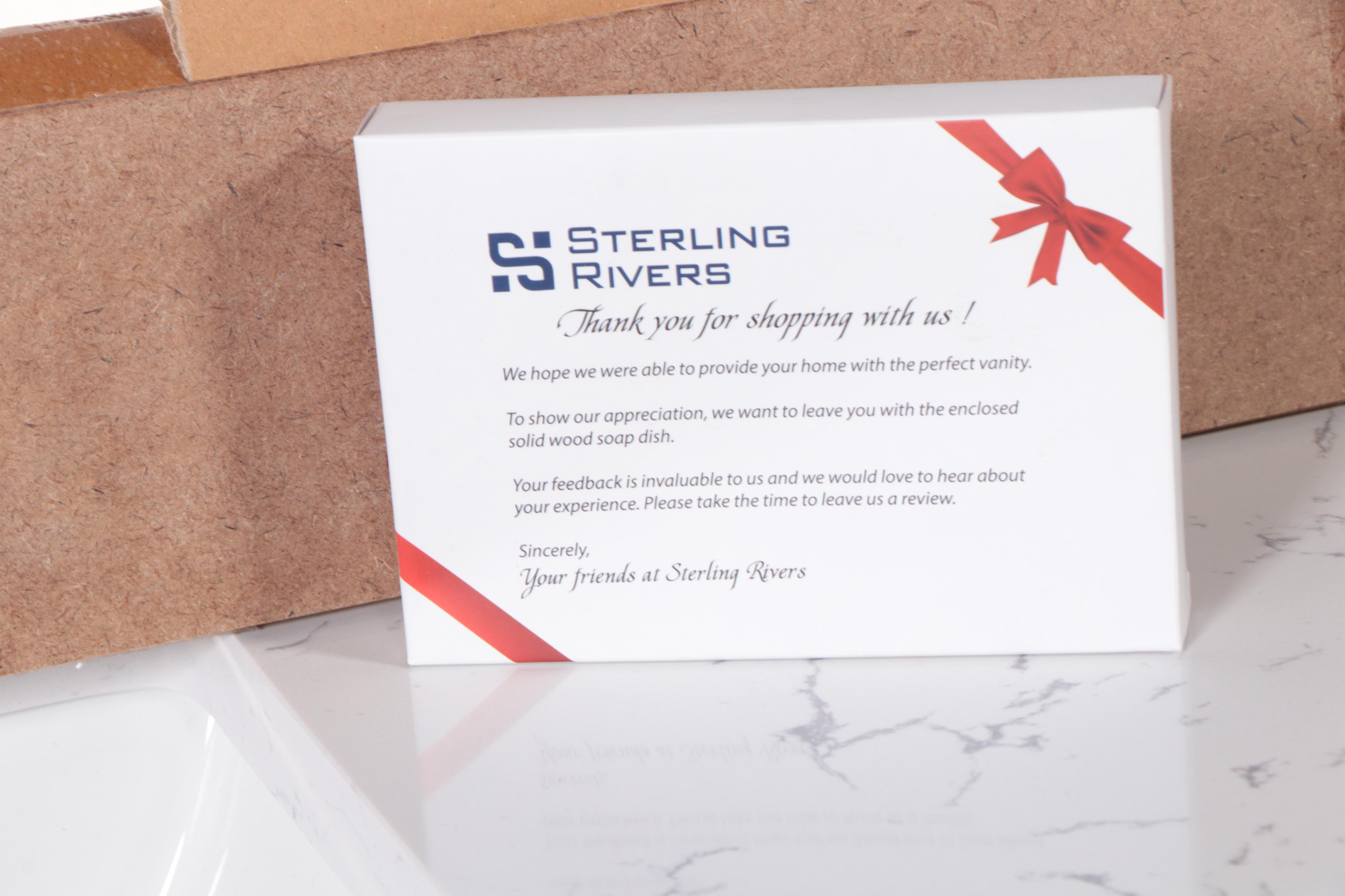 Sterling Rivers "Jasper" Painted Pine, White Top and Single Sink ...