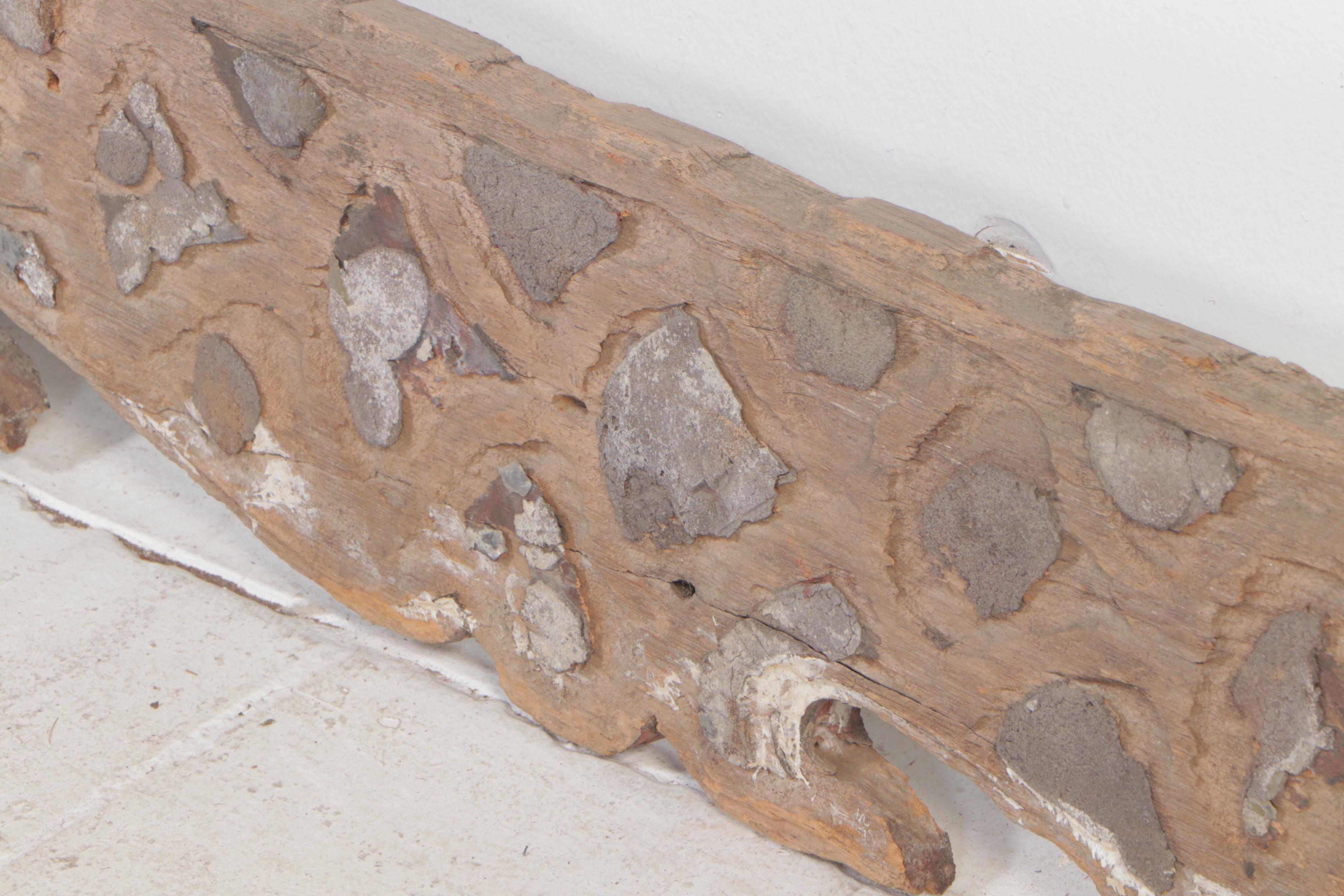 Chinese Large-Scale Wooden Dragon Temple Railing | EBTH