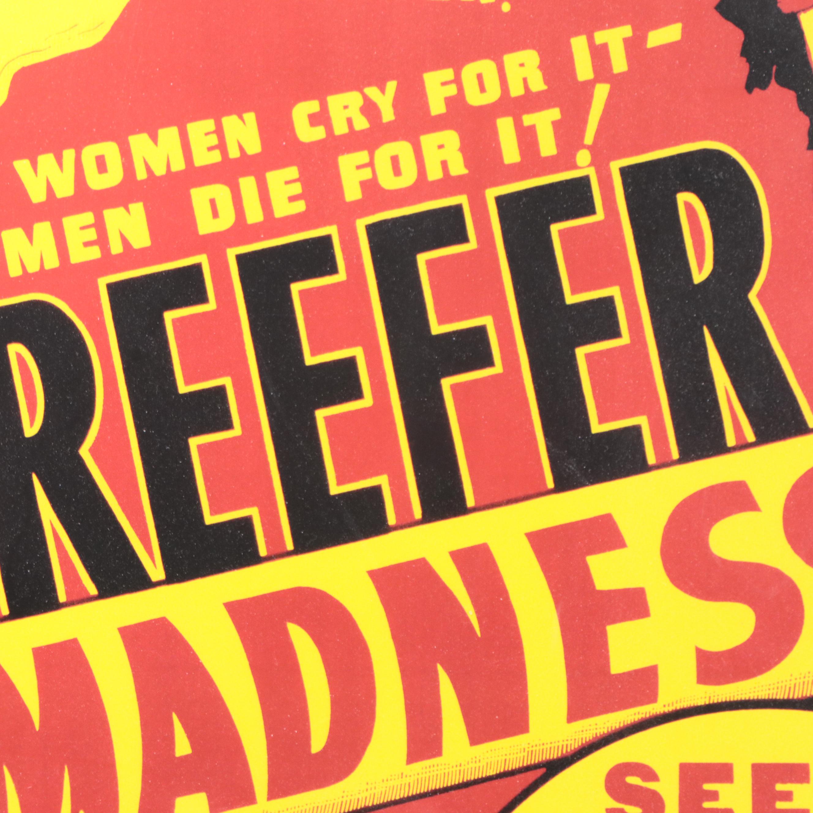 Giclée of Marijuana Propaganda Poster "Reefer Madness" | EBTH