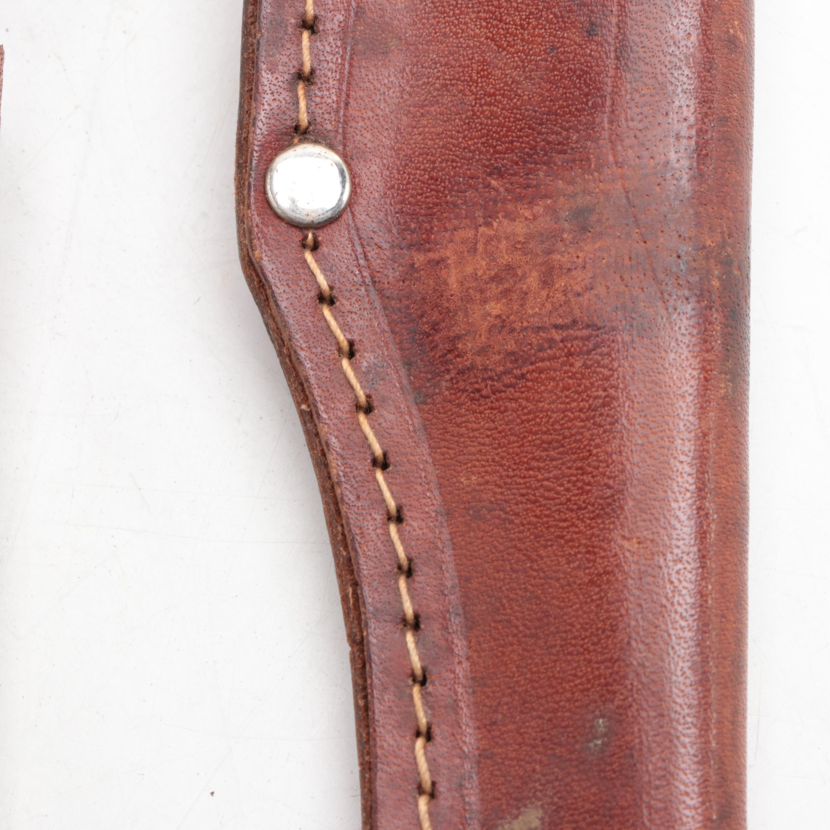 Hacomer, Western and Bear Fixed Blade Knives with Scabbards | EBTH