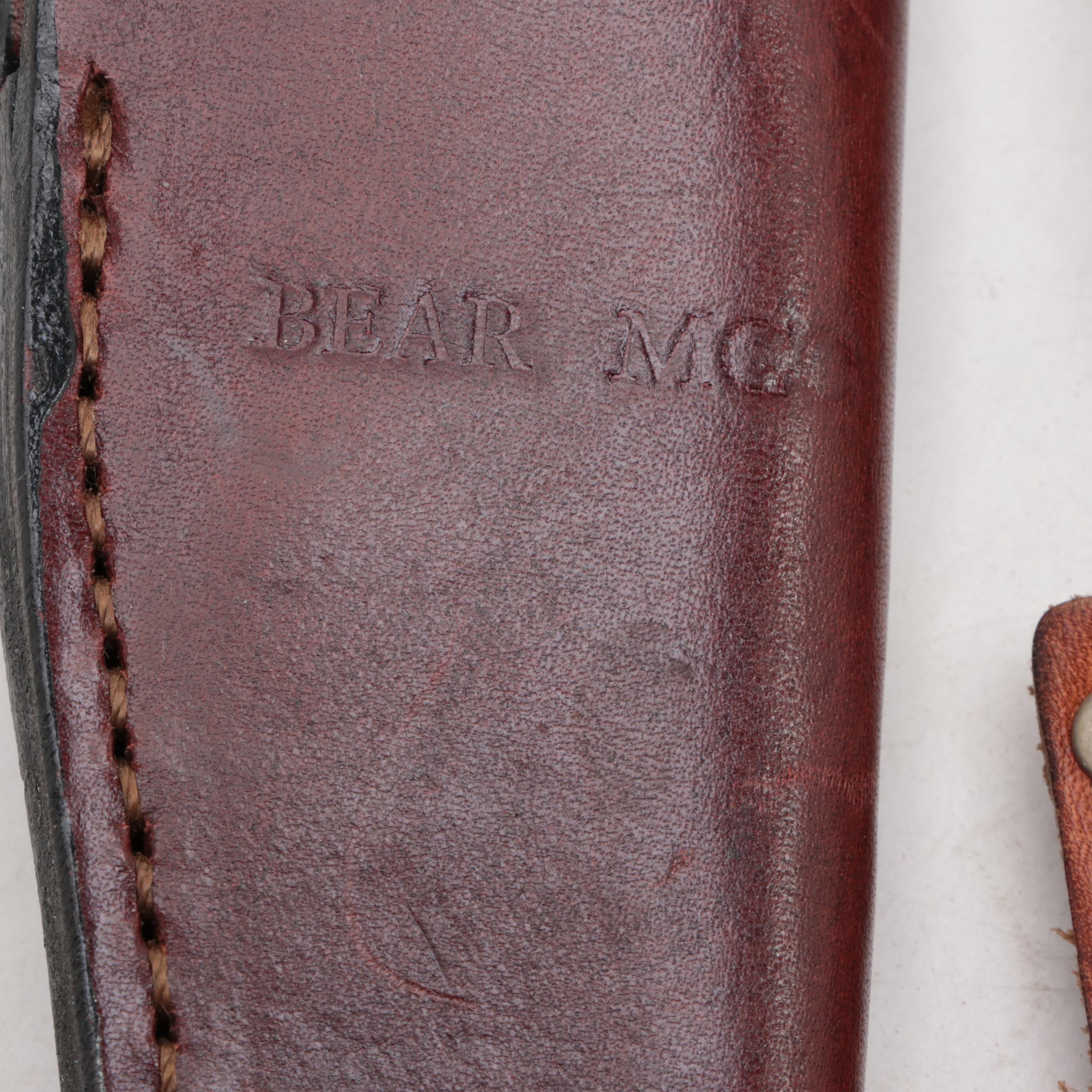 Hacomer, Western and Bear Fixed Blade Knives with Scabbards | EBTH