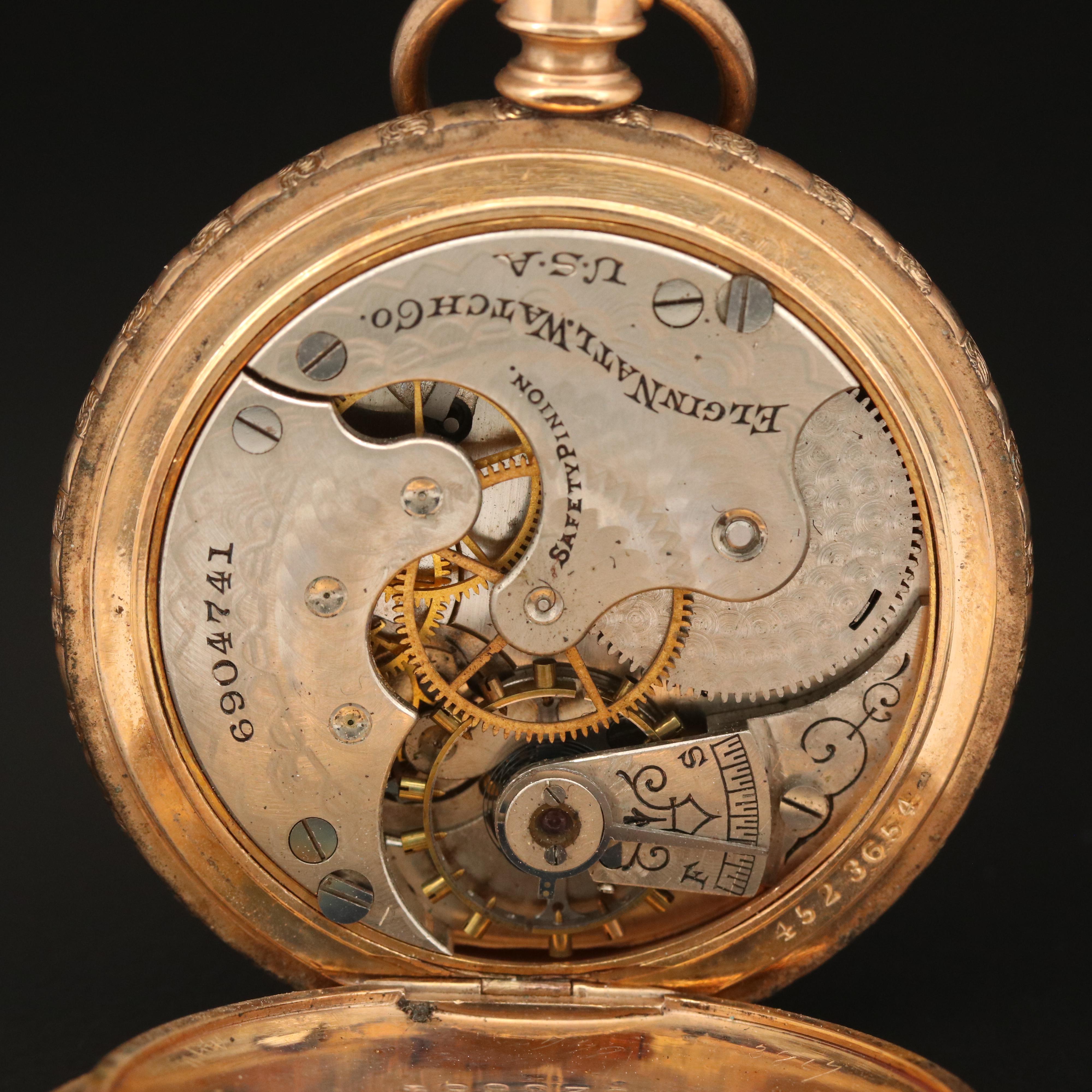 1897 Elgin Gold-Filled Pocket Watch | EBTH