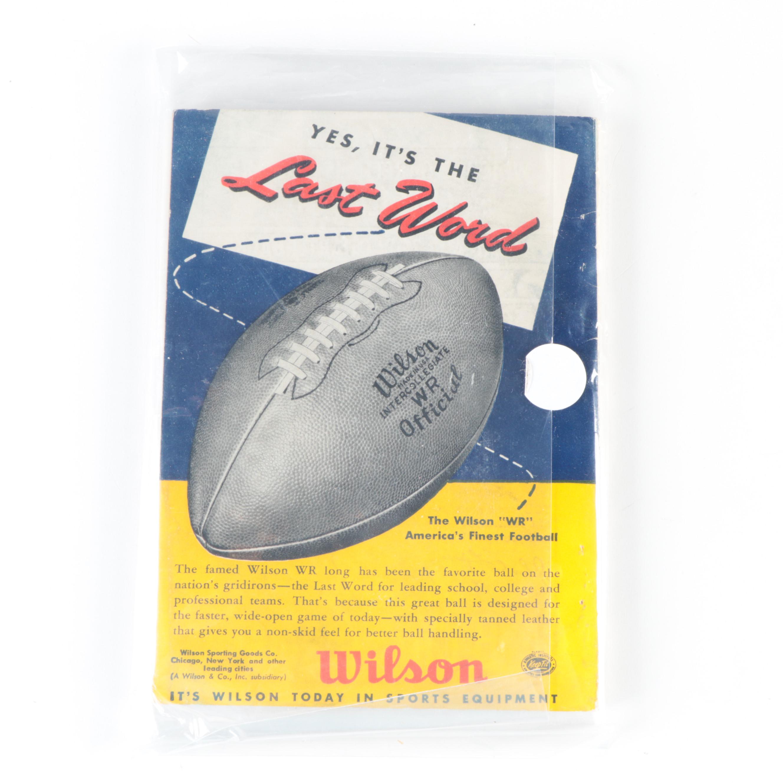 Official National Football League Rule Books, 1945 and 1950 | EBTH