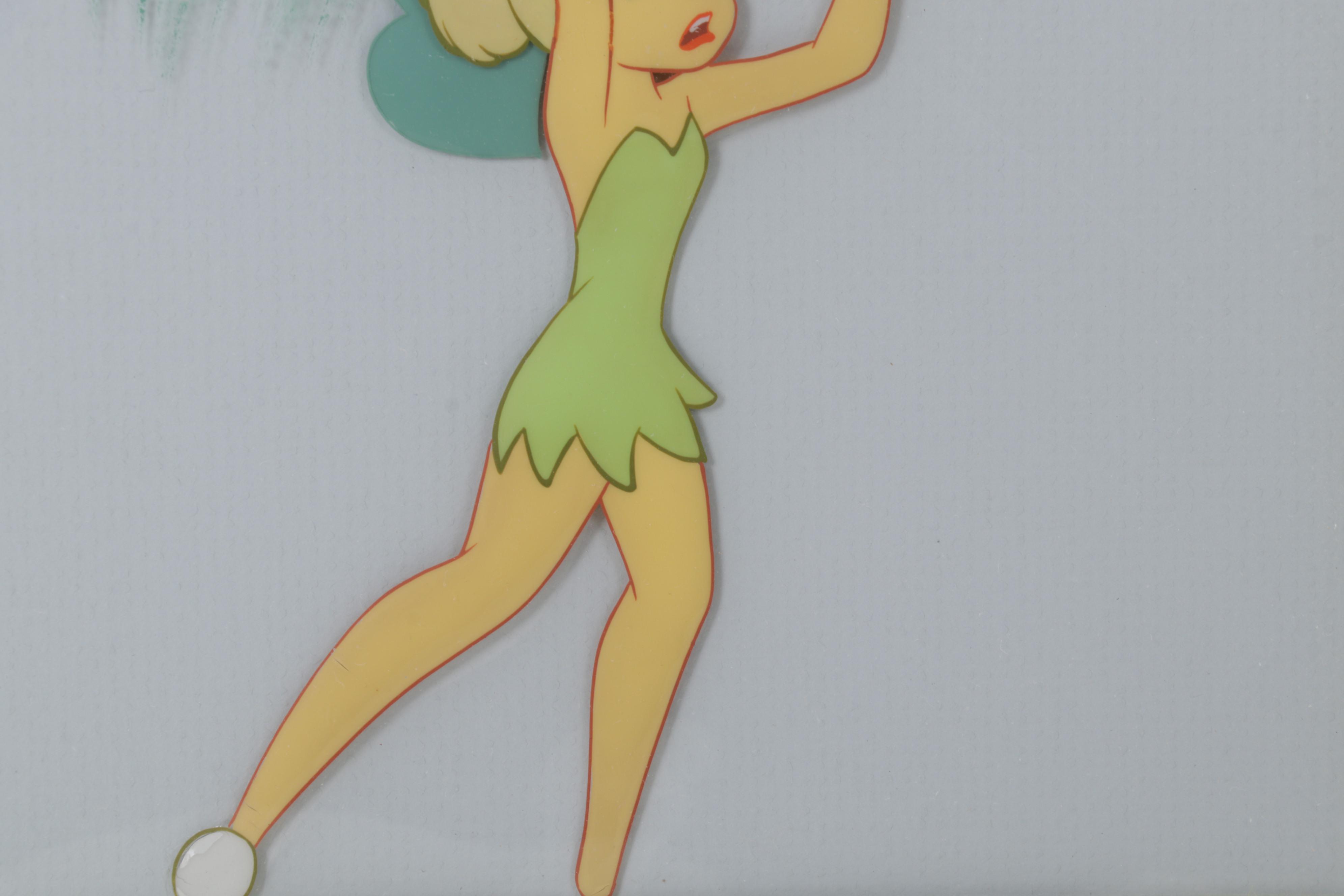 Disney "Peter Pan" Hand-Painted Animation Cel "Tinkerbell," Circa 1953 ...