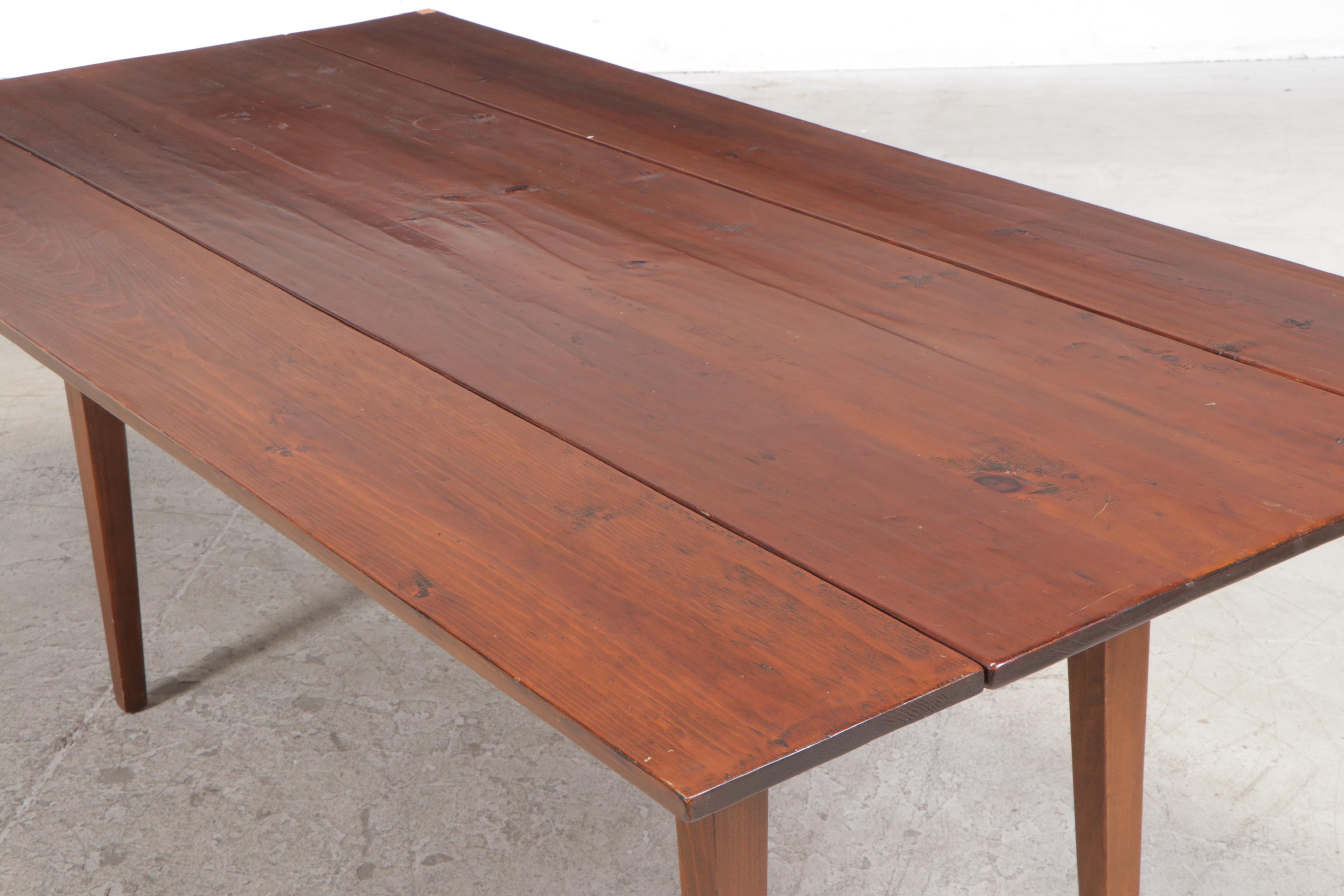 Stephen von Hohen "Bucks County Collection" Pine Harvest Table and ...