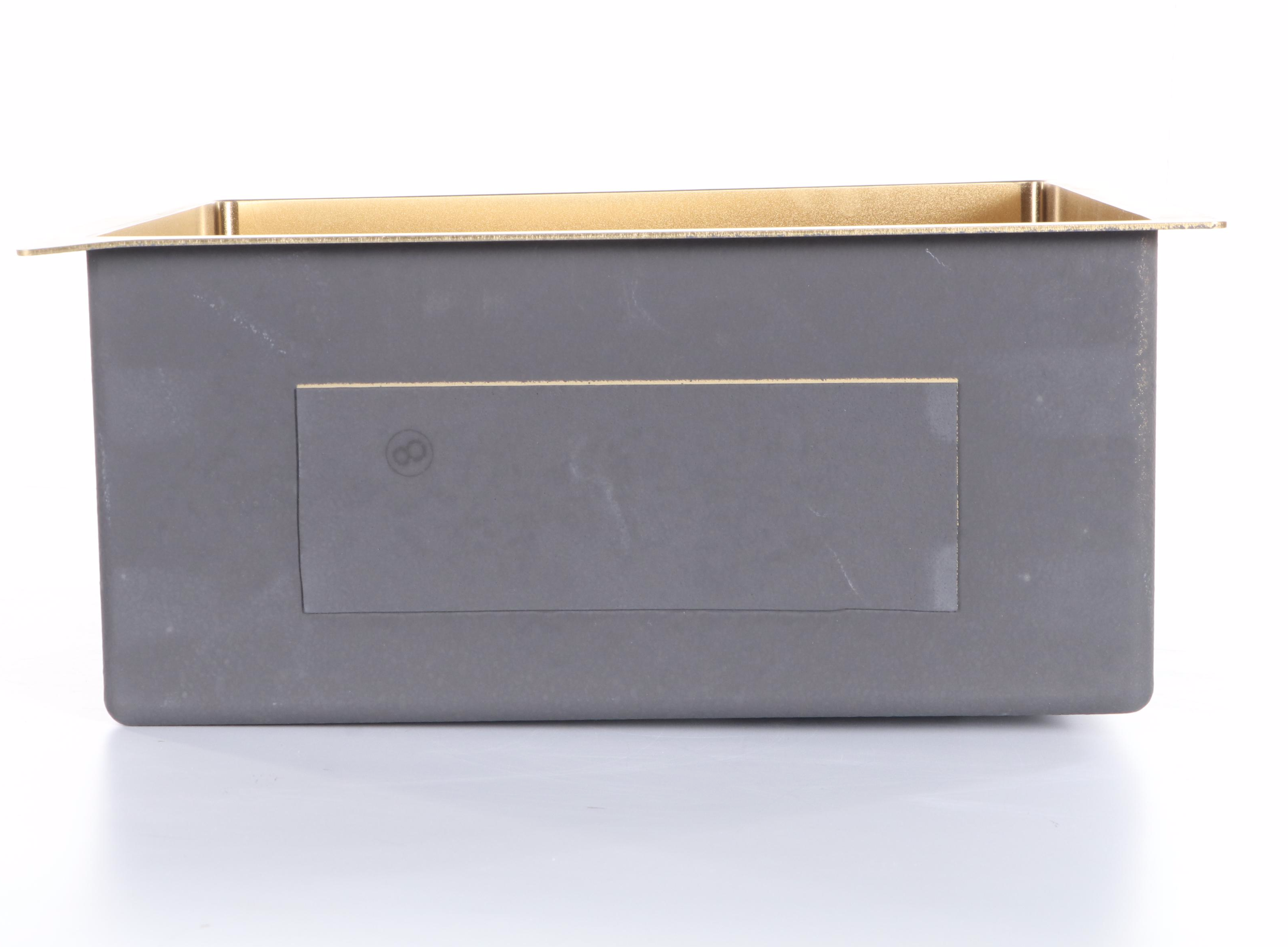 Matte Gold Finish Stainless Steel Prep Sink and Pull-Down Bridge ...