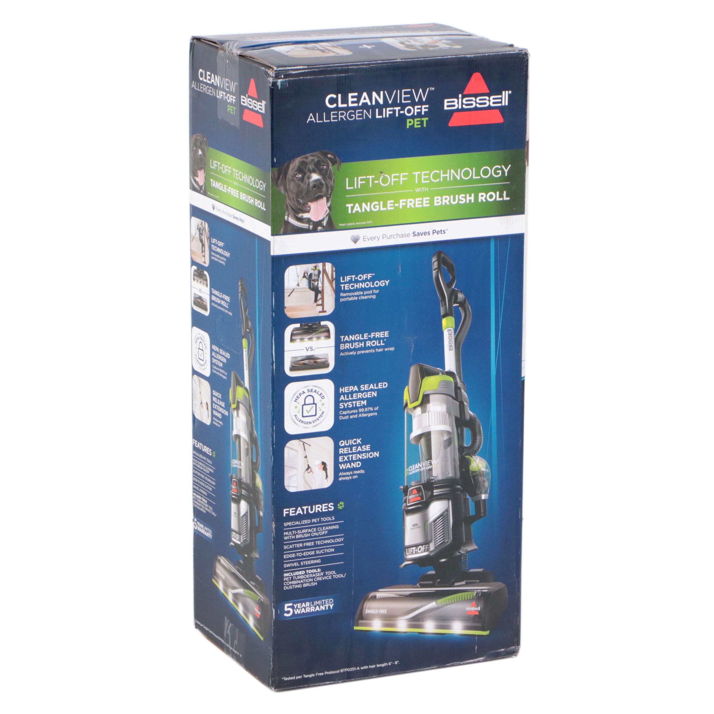 Bissell Cleanview Allergen Pet Lift Off Upright Vacuum