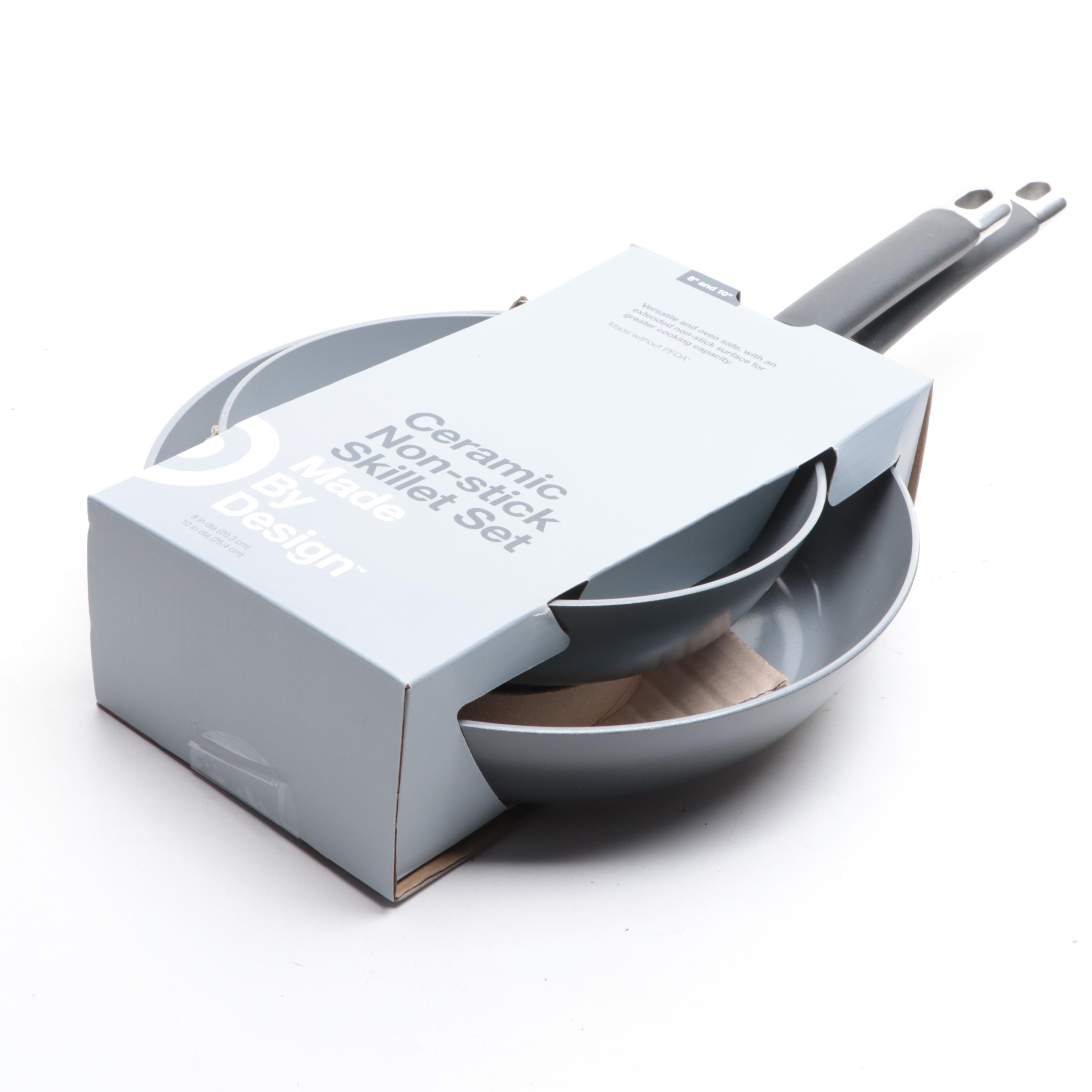 Made By Design Ceramic Coated Non-Stick Skillet Set | EBTH