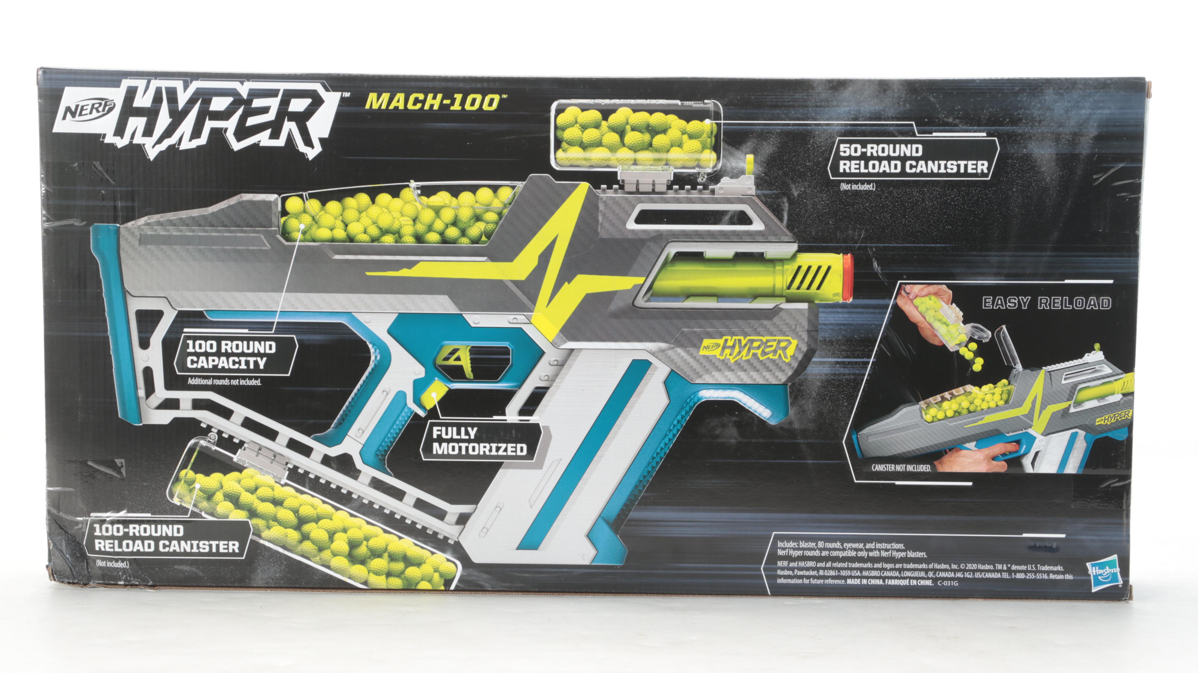 NERF Hyper Mach-100 Fully Motorized Blasters | EBTH