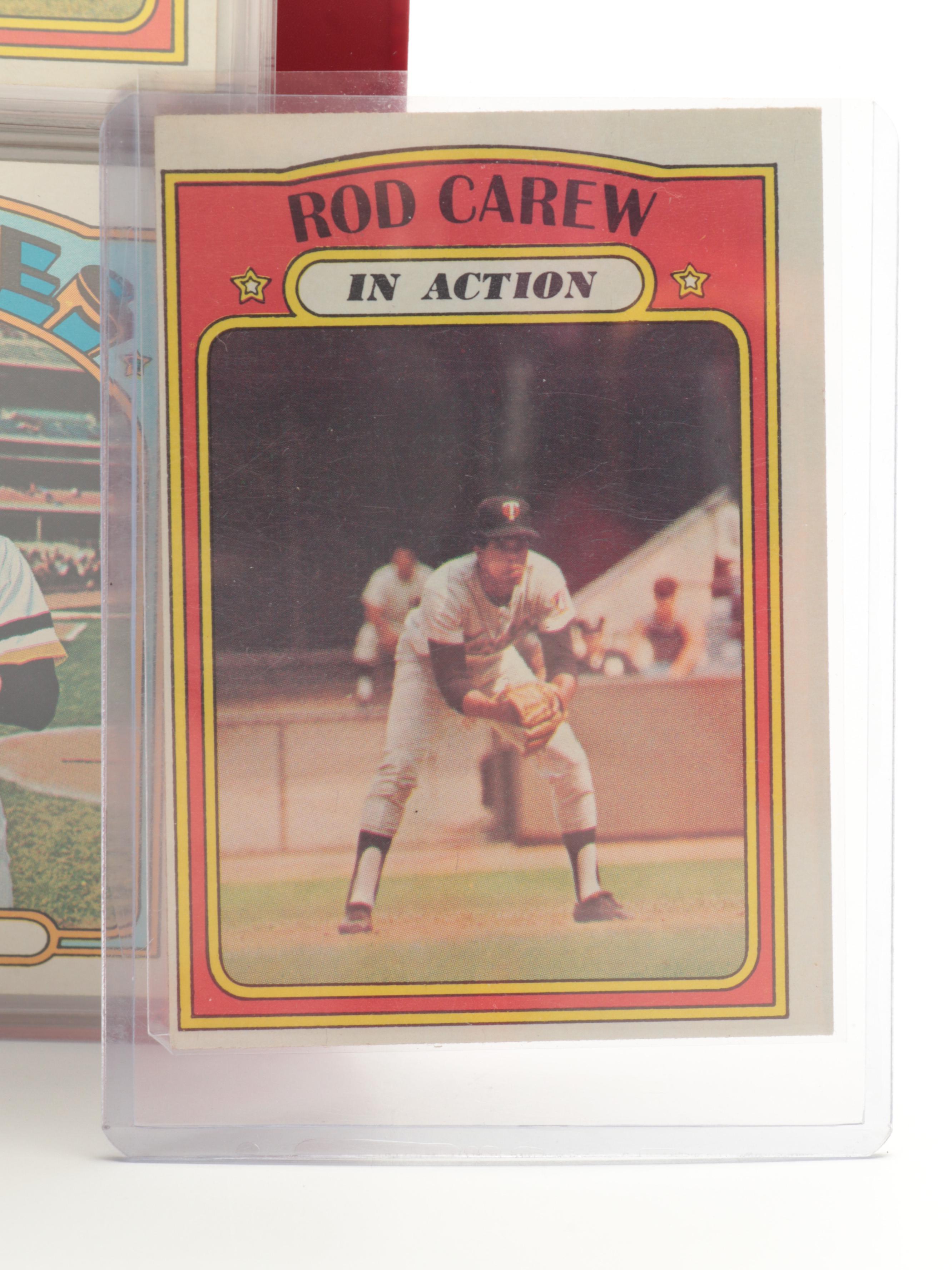 1972 Topps Baseball Cards Complete Set Including Carlton Fisk Rookie | EBTH