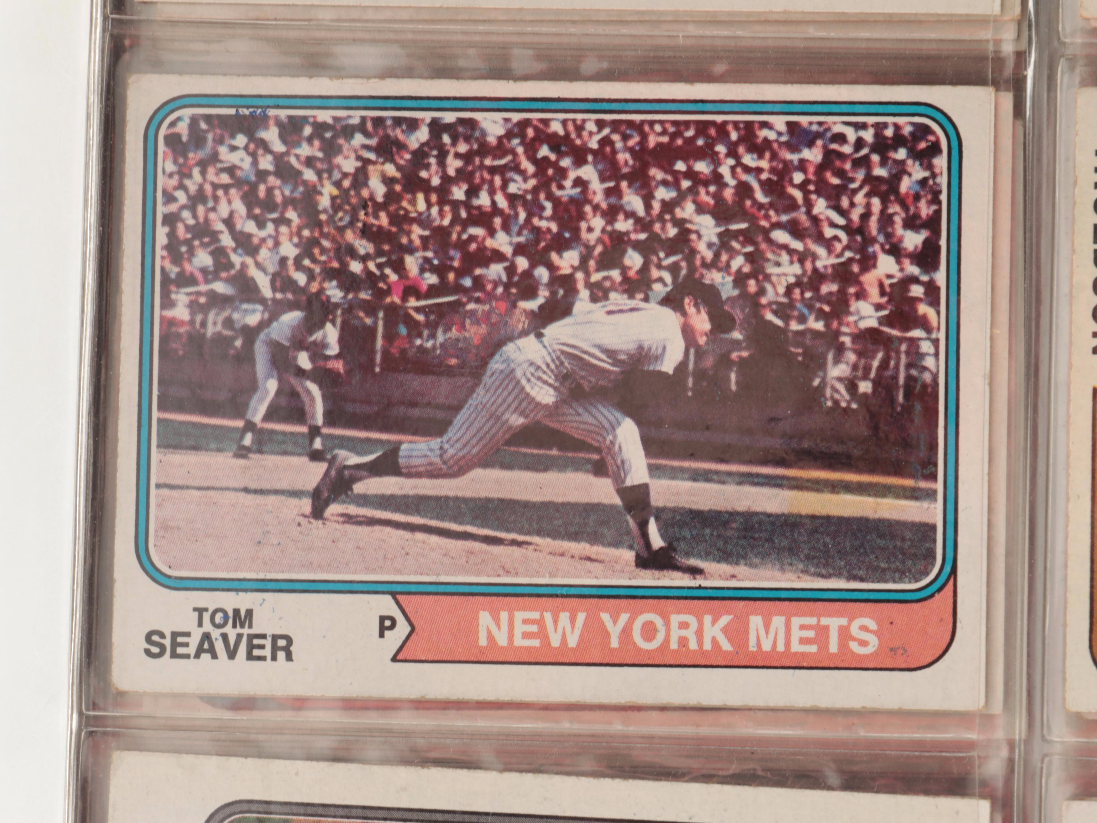 1974 Topps Baseball Cards Complete Set Including Complete Traded Card ...