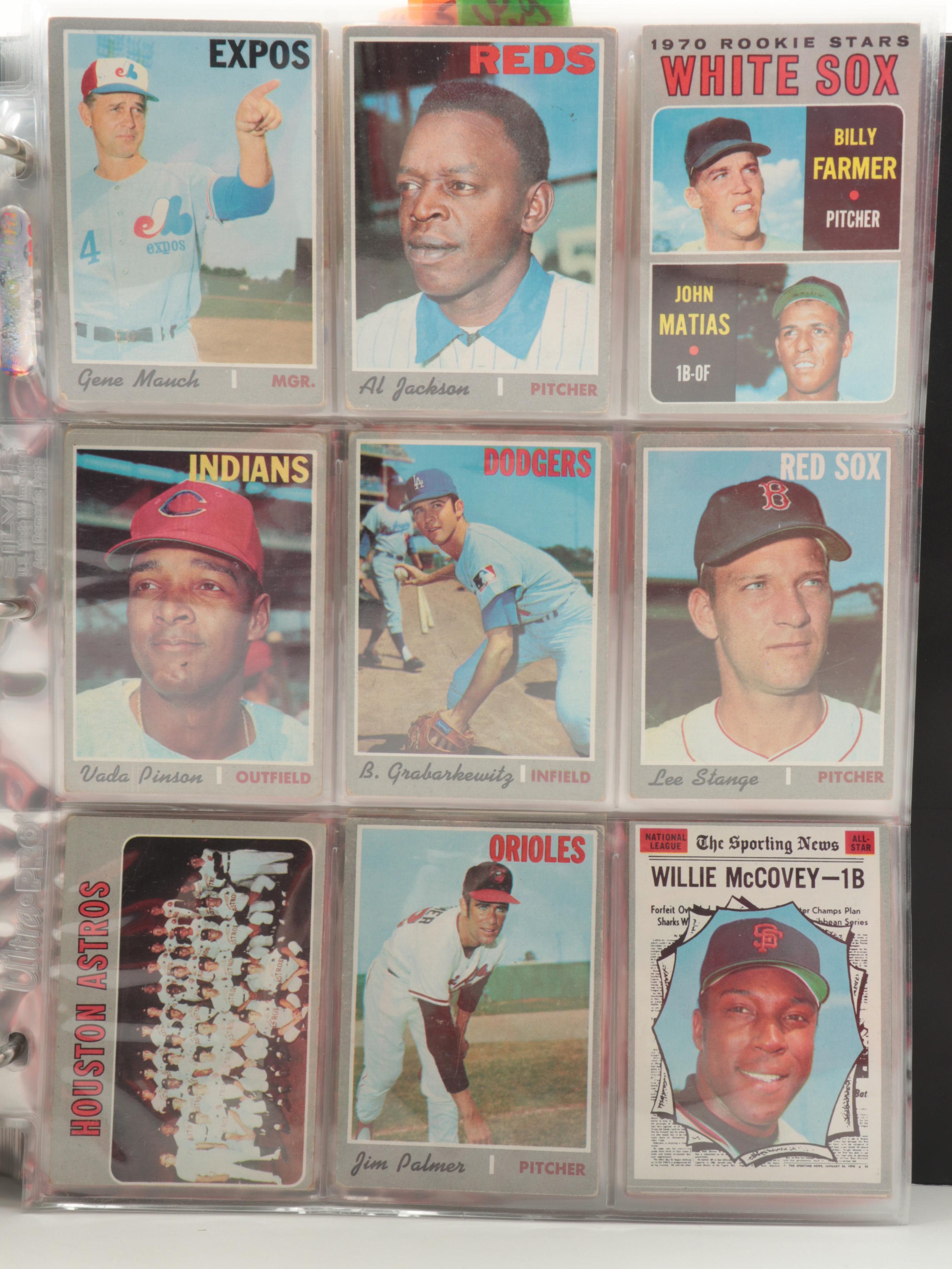 1970 Topps Baseball Cards Complete Set Including Thurman Munson Rookie ...