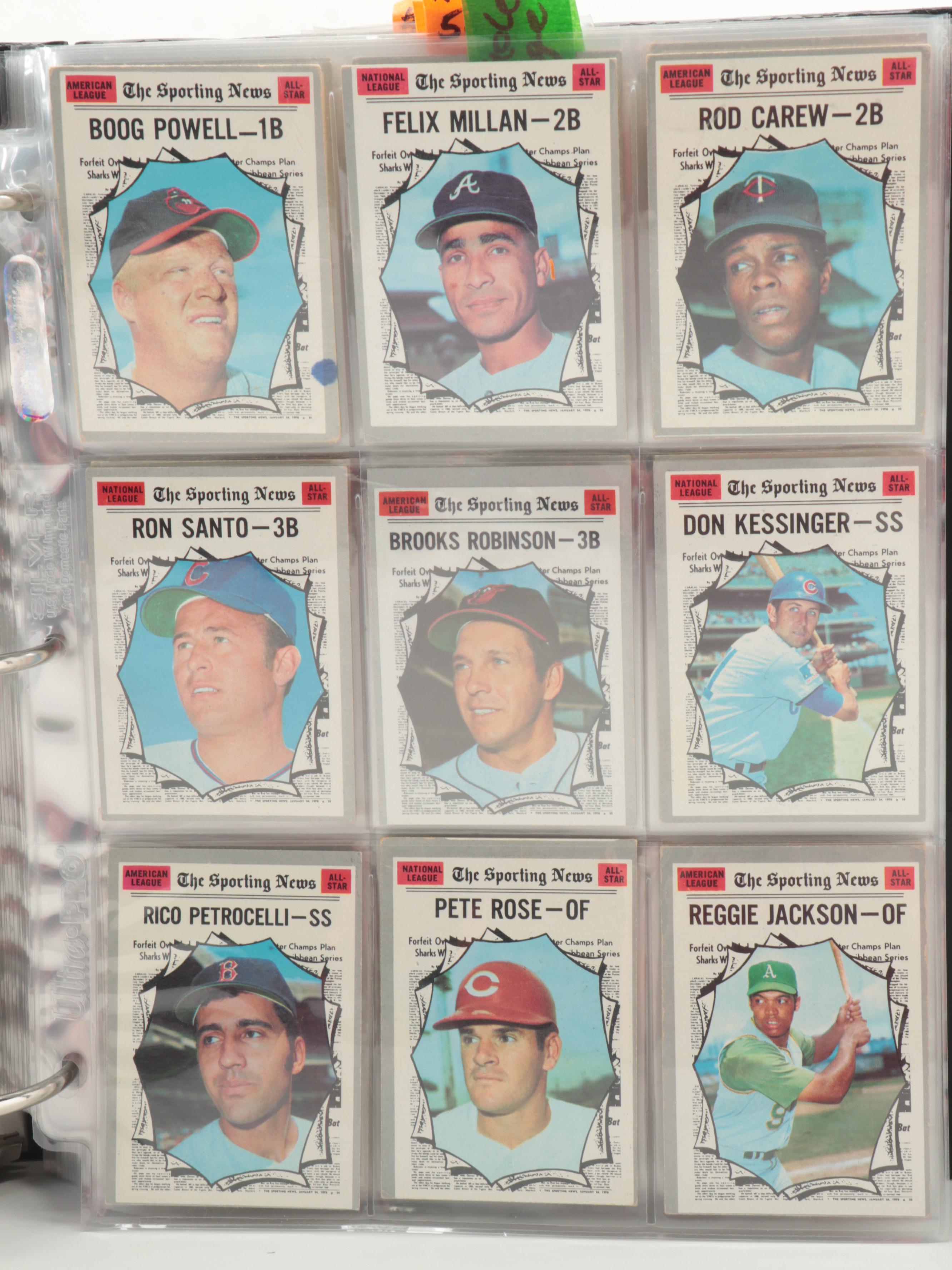 1970 Topps Baseball Cards Complete Set Including Thurman Munson Rookie ...