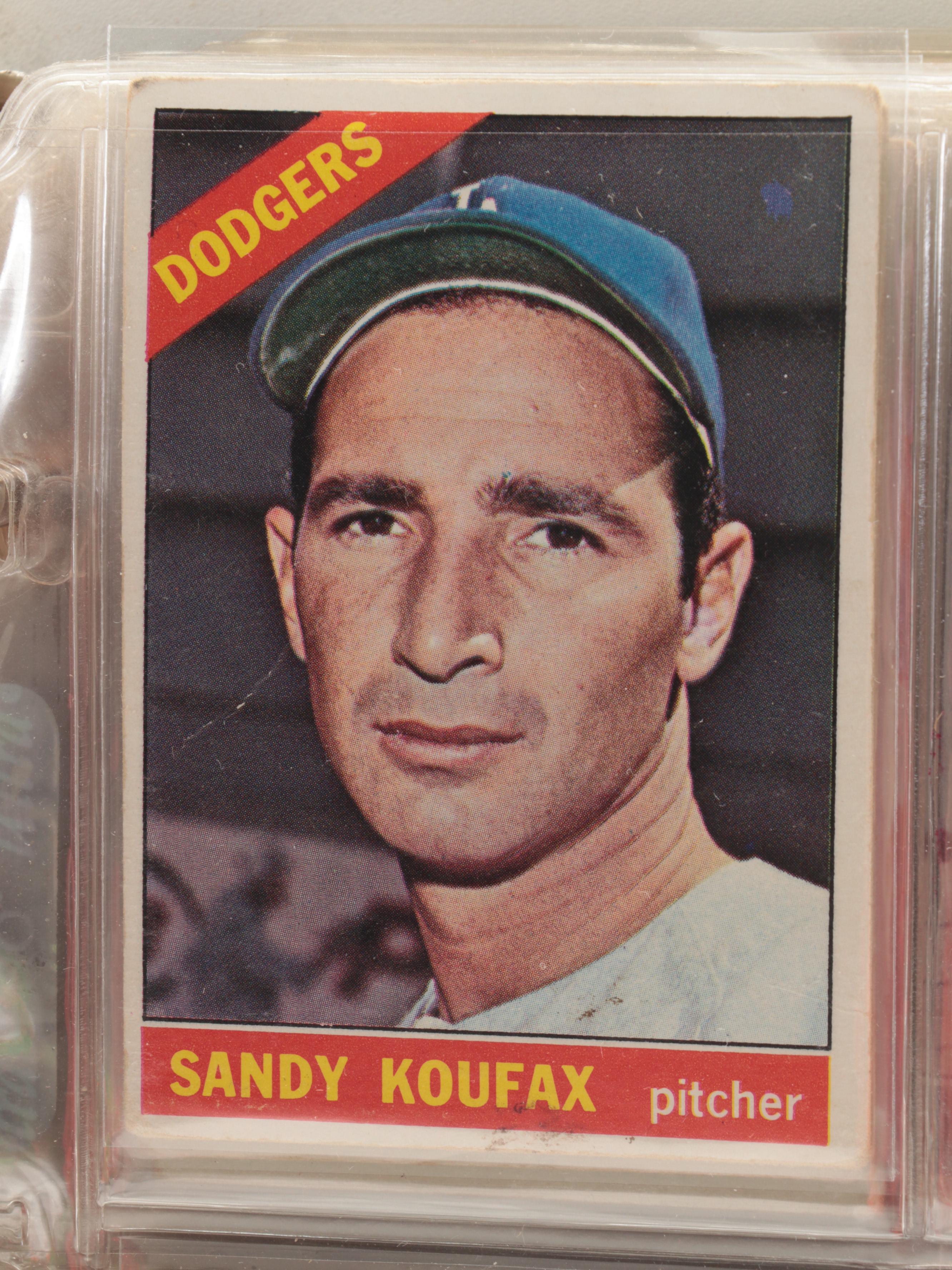 1966 Topps Baseball Cards Including #1–410 and High Numbers, Mantle ...