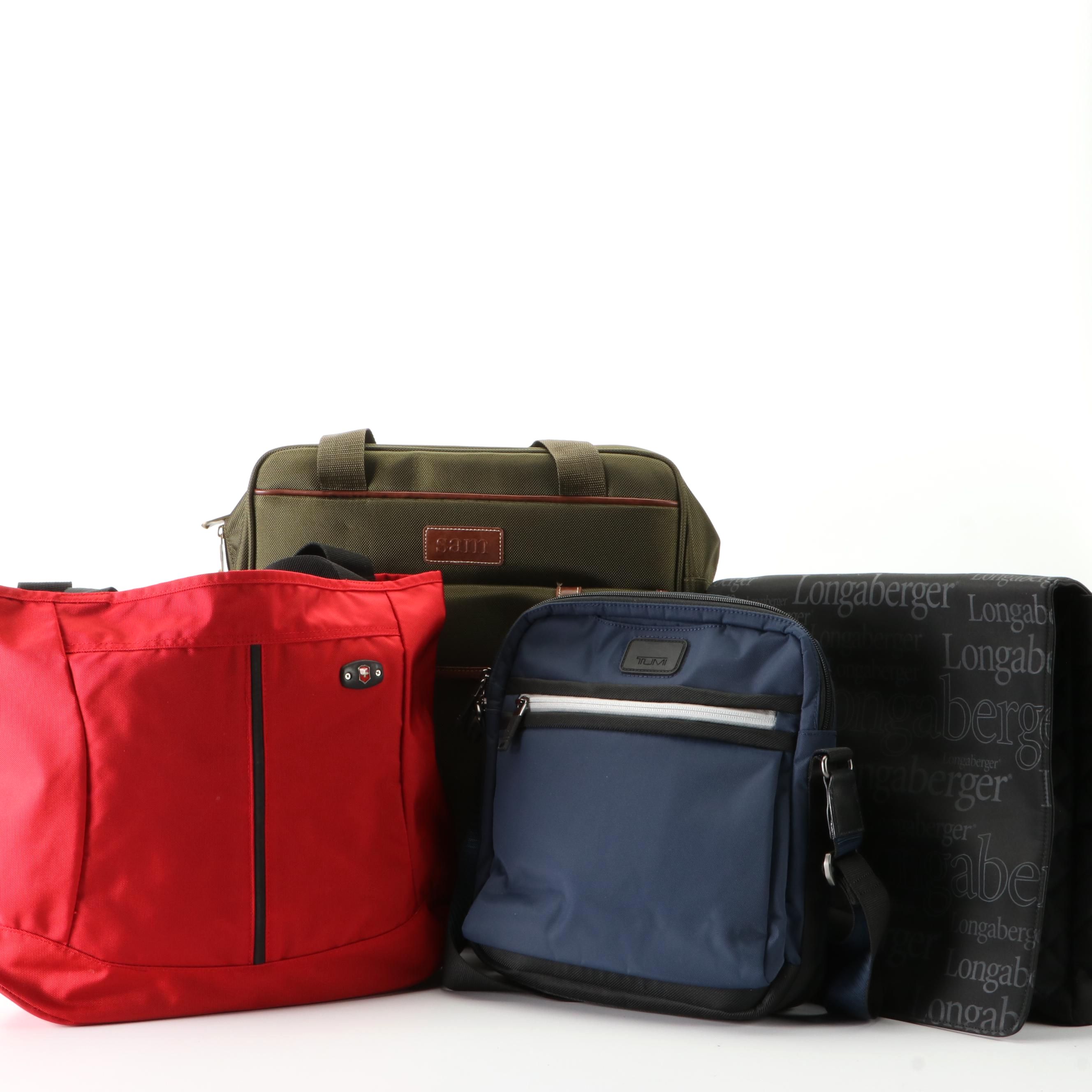 Backpack and Shoulder Bags by Sam, Victorinox, Longaberger, and Tumi | EBTH