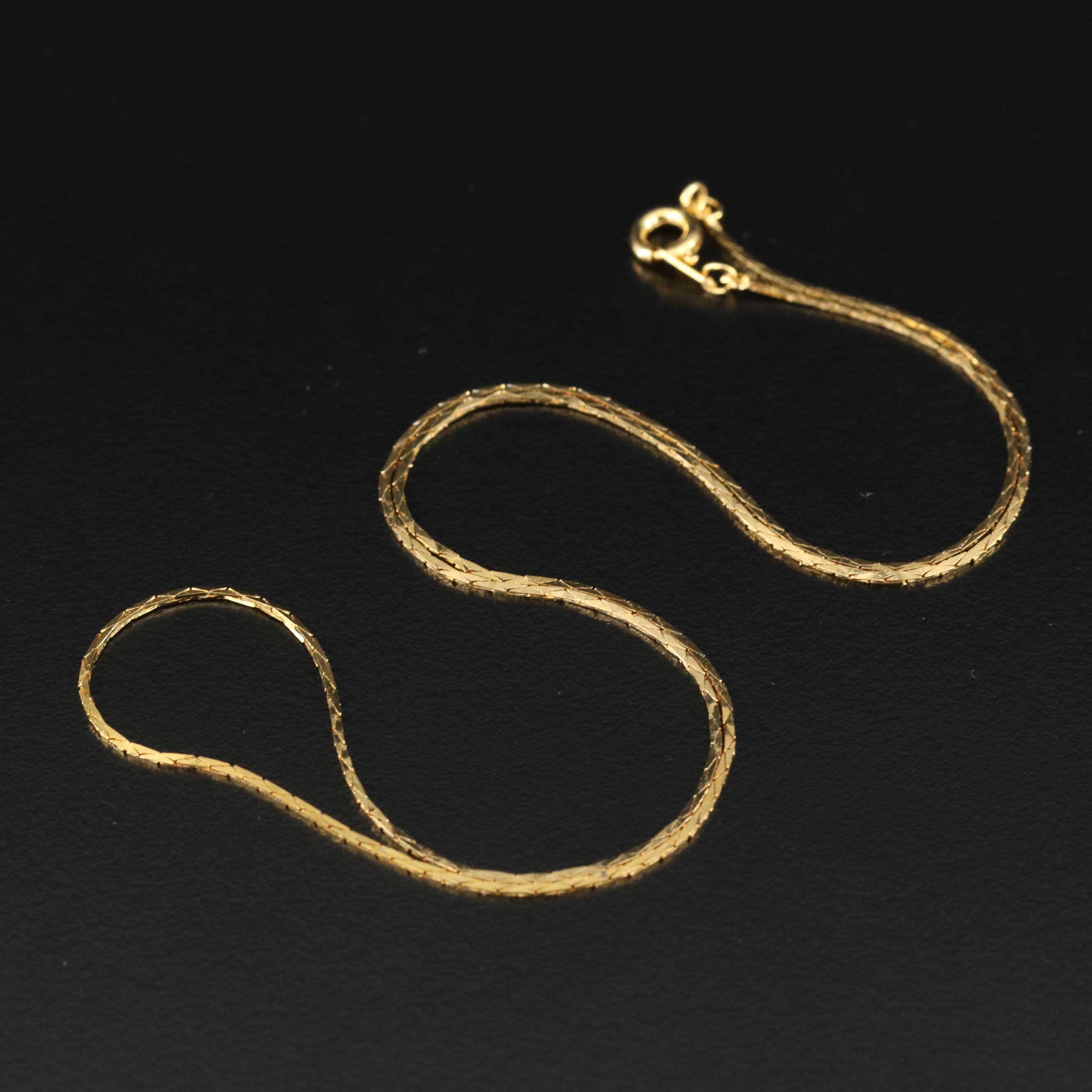 Cobra Chain Necklace | EBTH