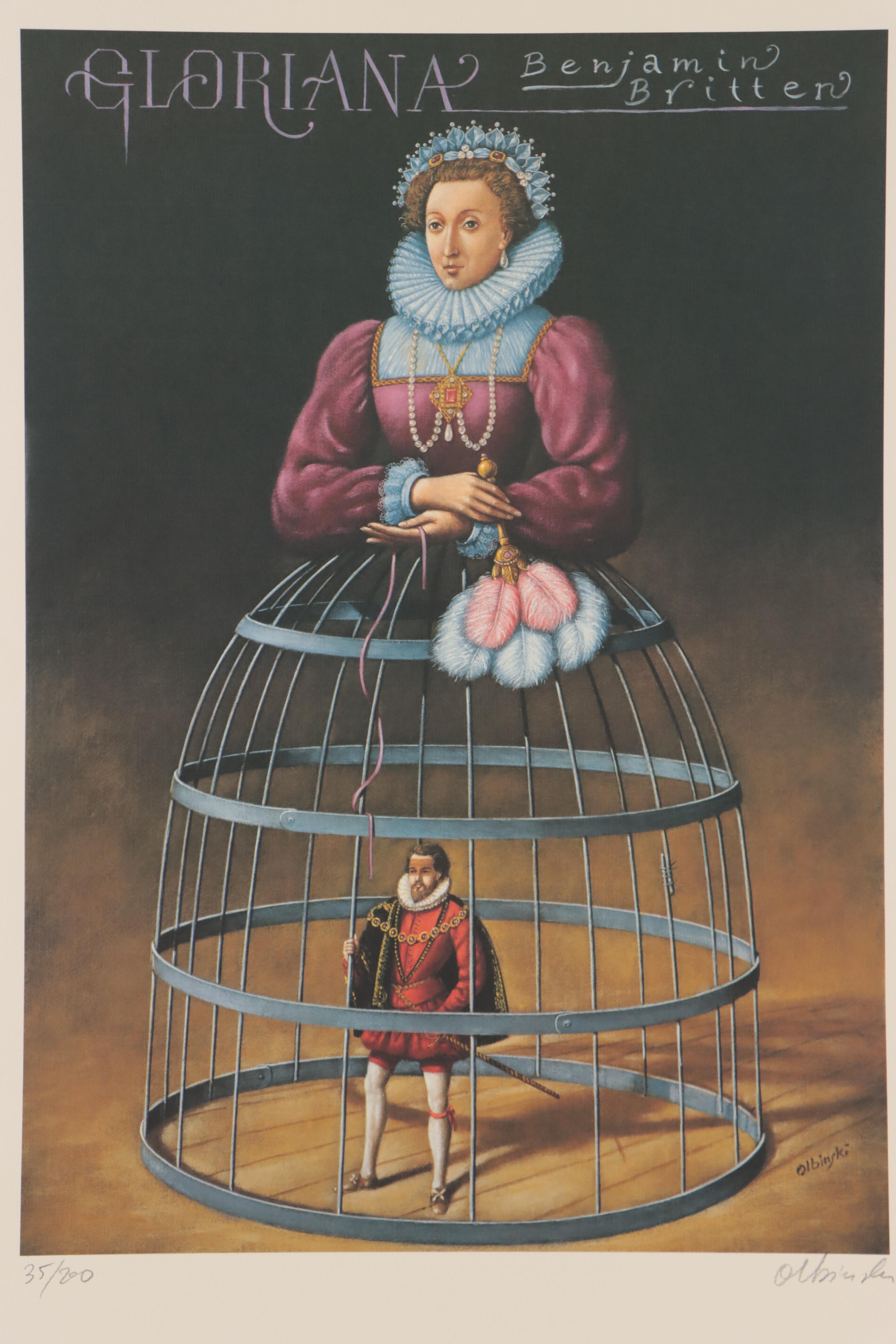 Rafal Olbinski Offset Lithograph Posters of World Famous Operas | EBTH