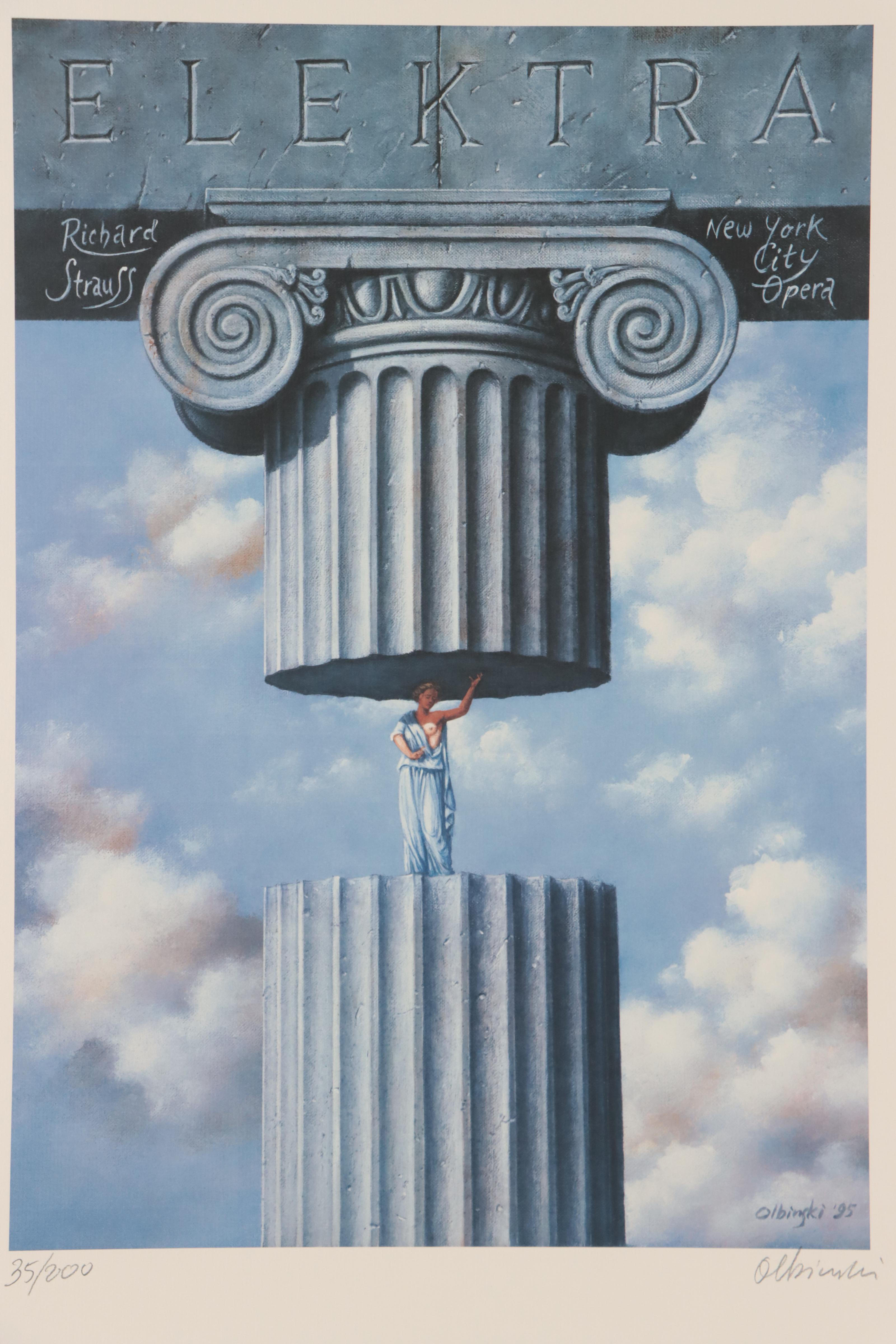 Rafal Olbinski Offset Lithograph Posters of World Famous Operas | EBTH