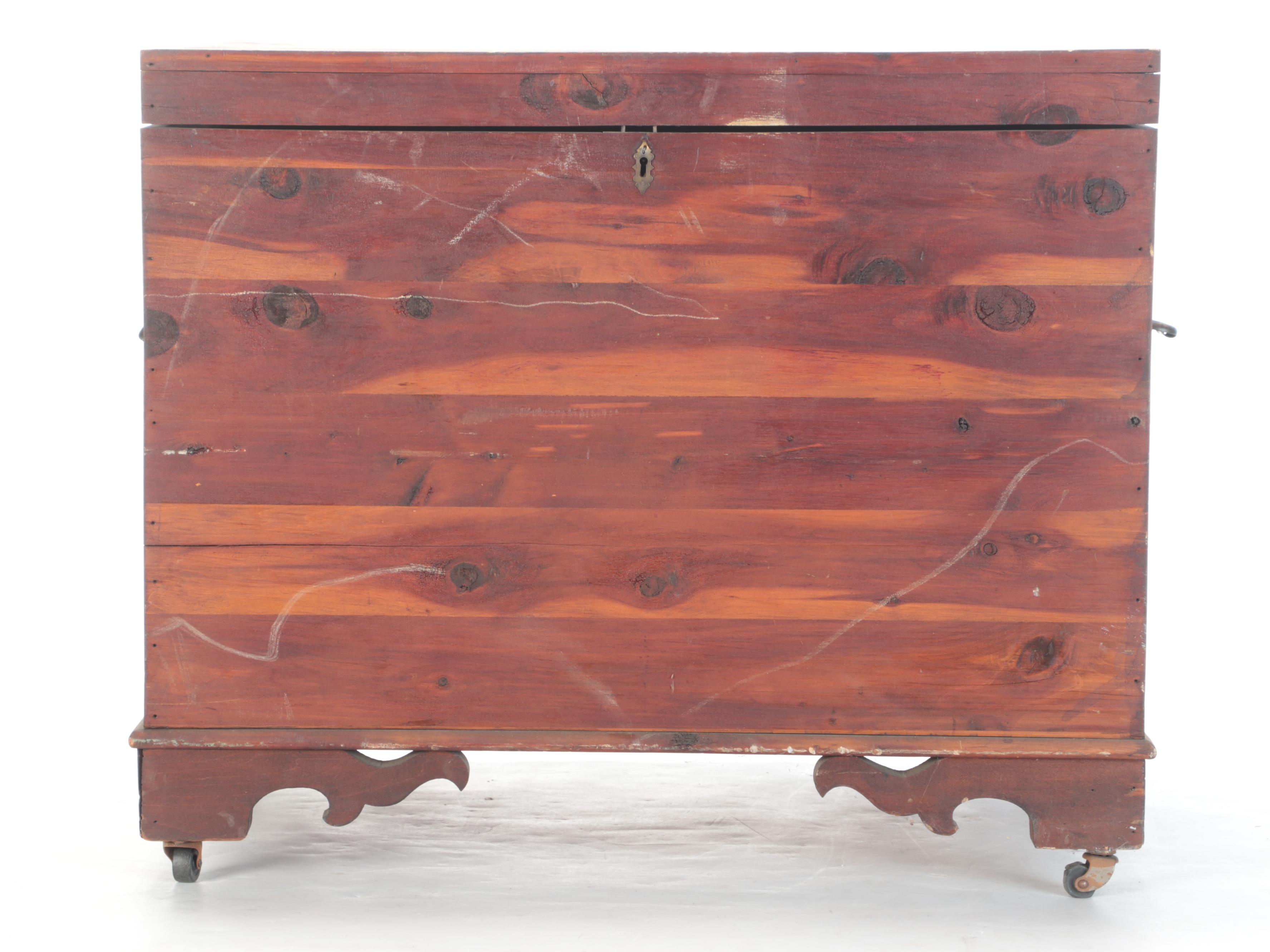 Cedar Chest on Casters, Early 20th Century | EBTH