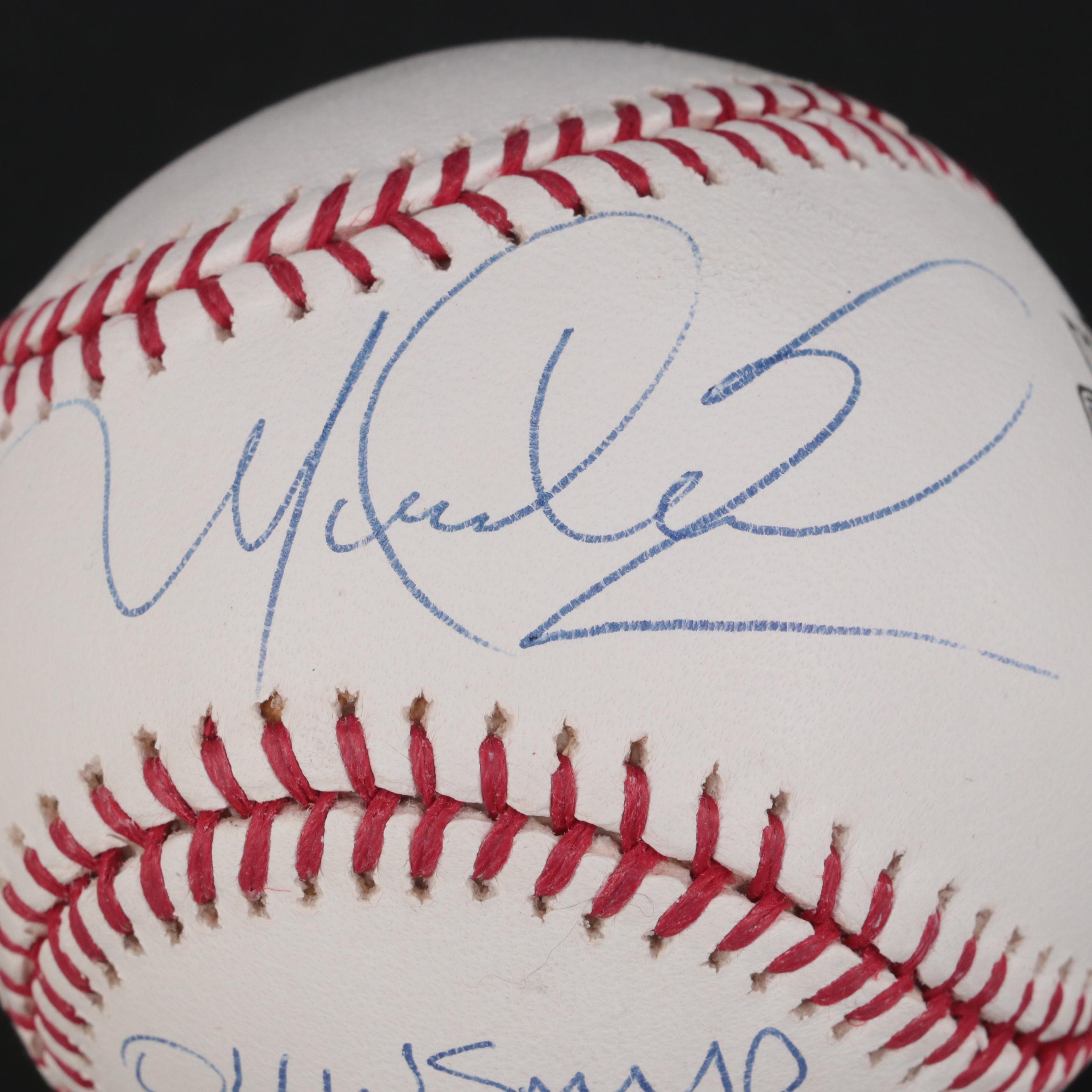 Manny Ramirez Signed and Inscribed 2004 MLB World Series Rawlings ...