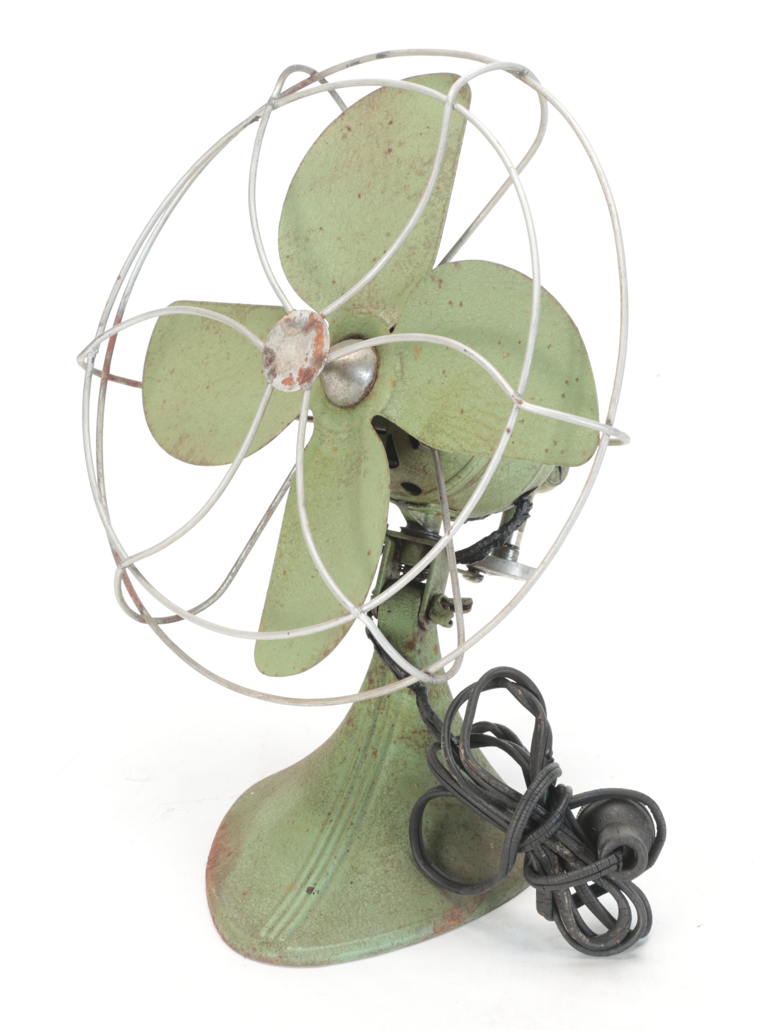 Art Deco Style Master, Zero and Other Cast Metal Desk Fans | EBTH