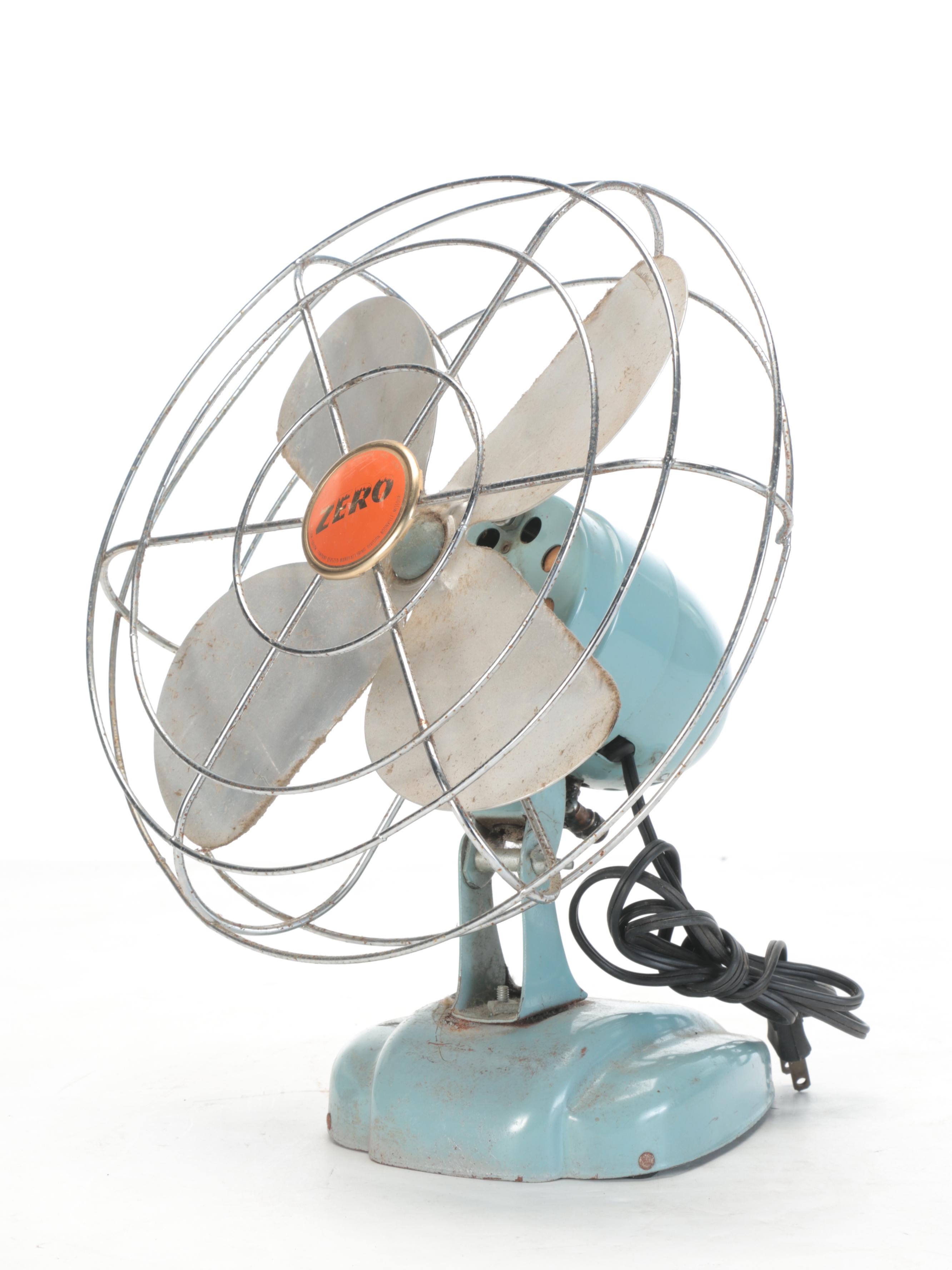 Art Deco Style Master, Zero and Other Cast Metal Desk Fans | EBTH