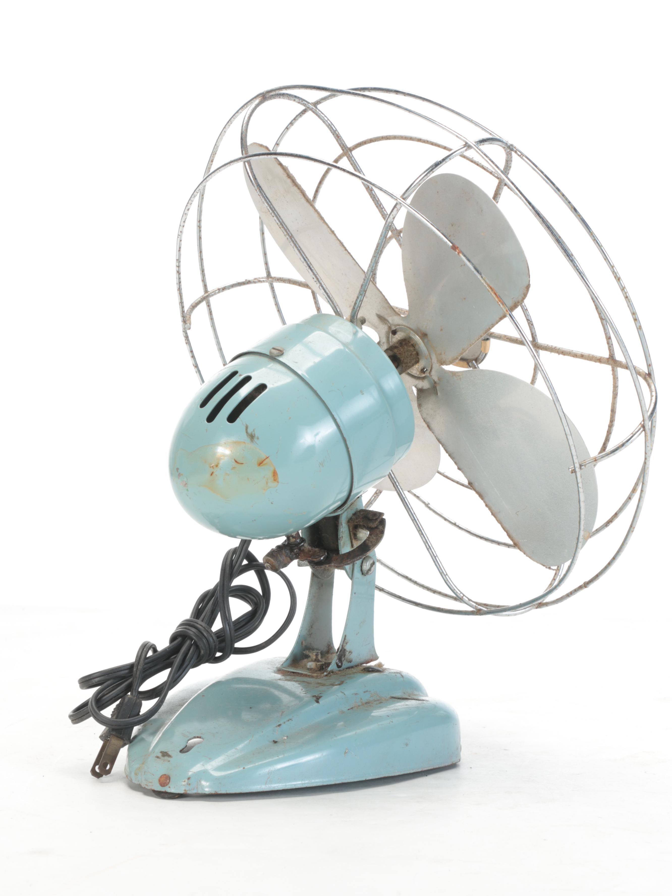 Art Deco Style Master, Zero and Other Cast Metal Desk Fans | EBTH