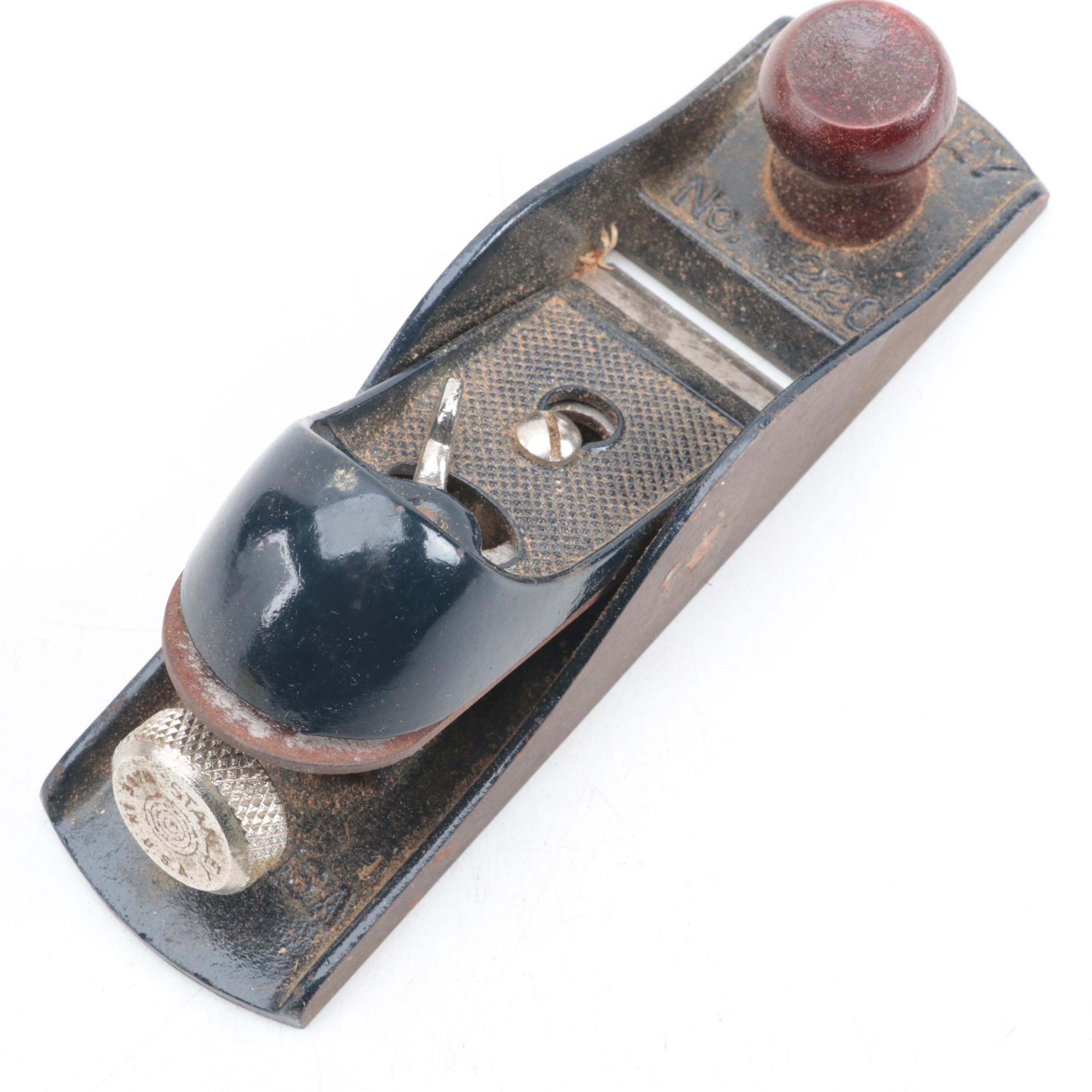Brace Drill, Hand Drills, Stanley Block Plane With Wooden Clamp, More ...