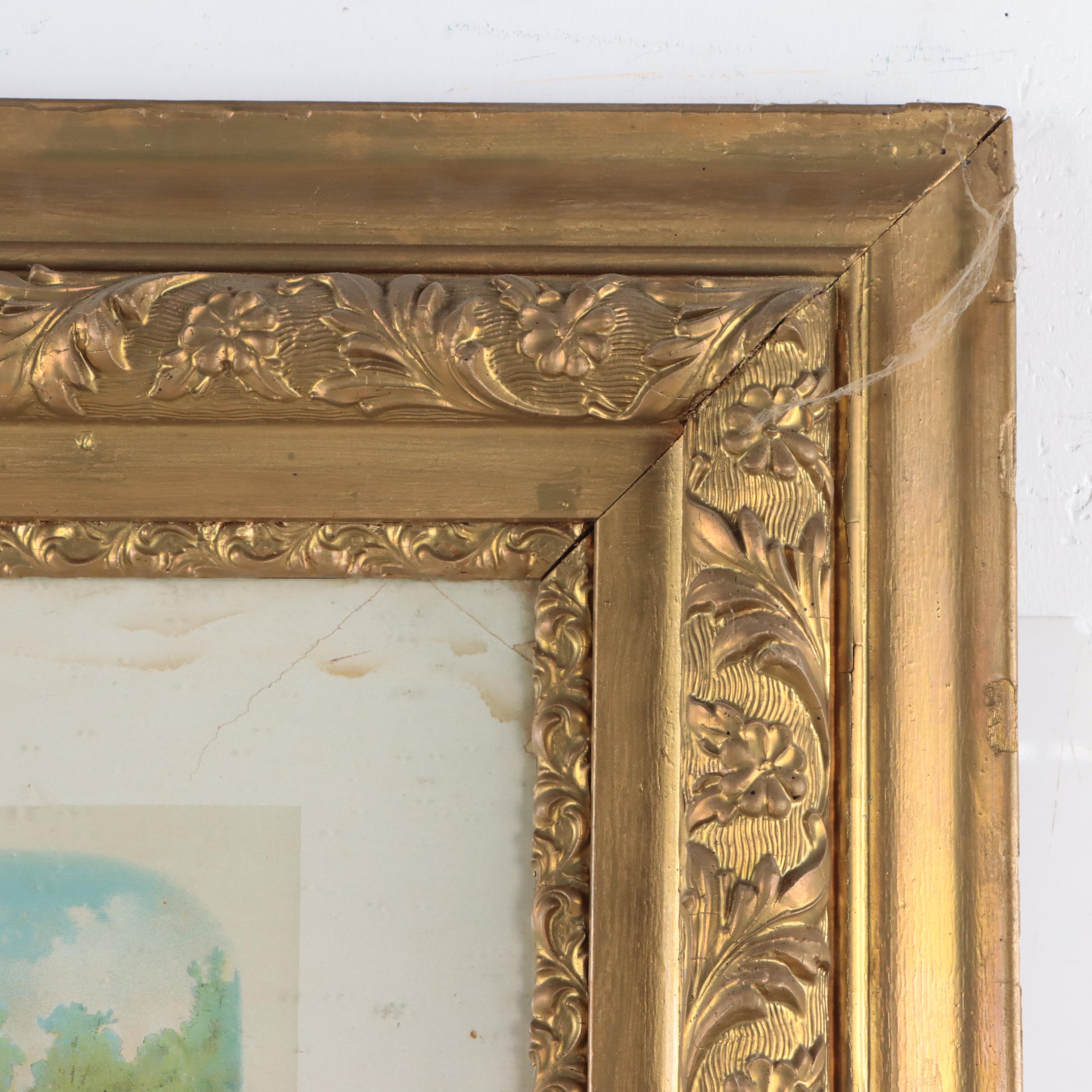 Hallen & Weiner Chromolithograph "Elopement," Circa 1900 | EBTH