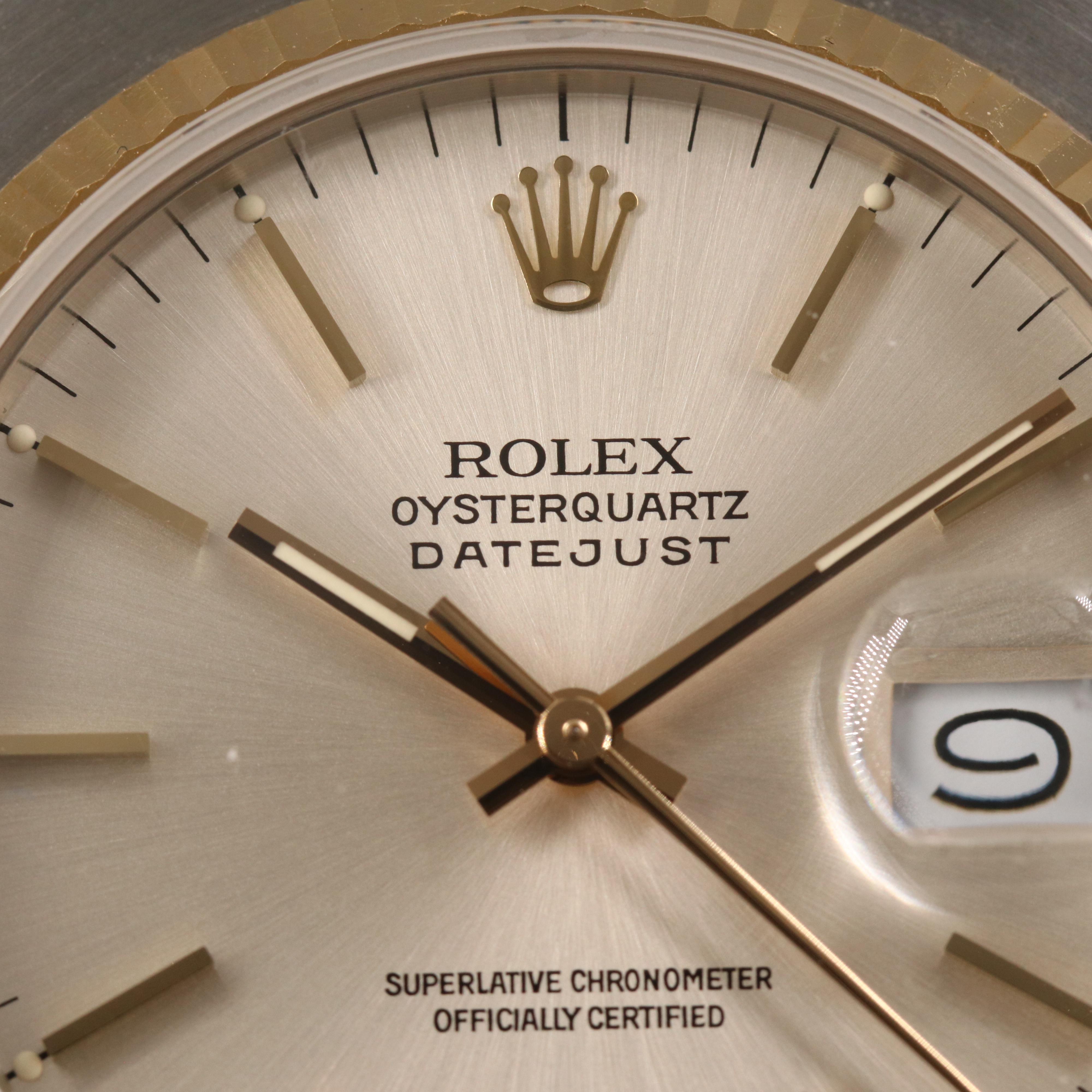 1988 Rolex Oyster Quartz Datejust Wristwatch | EBTH