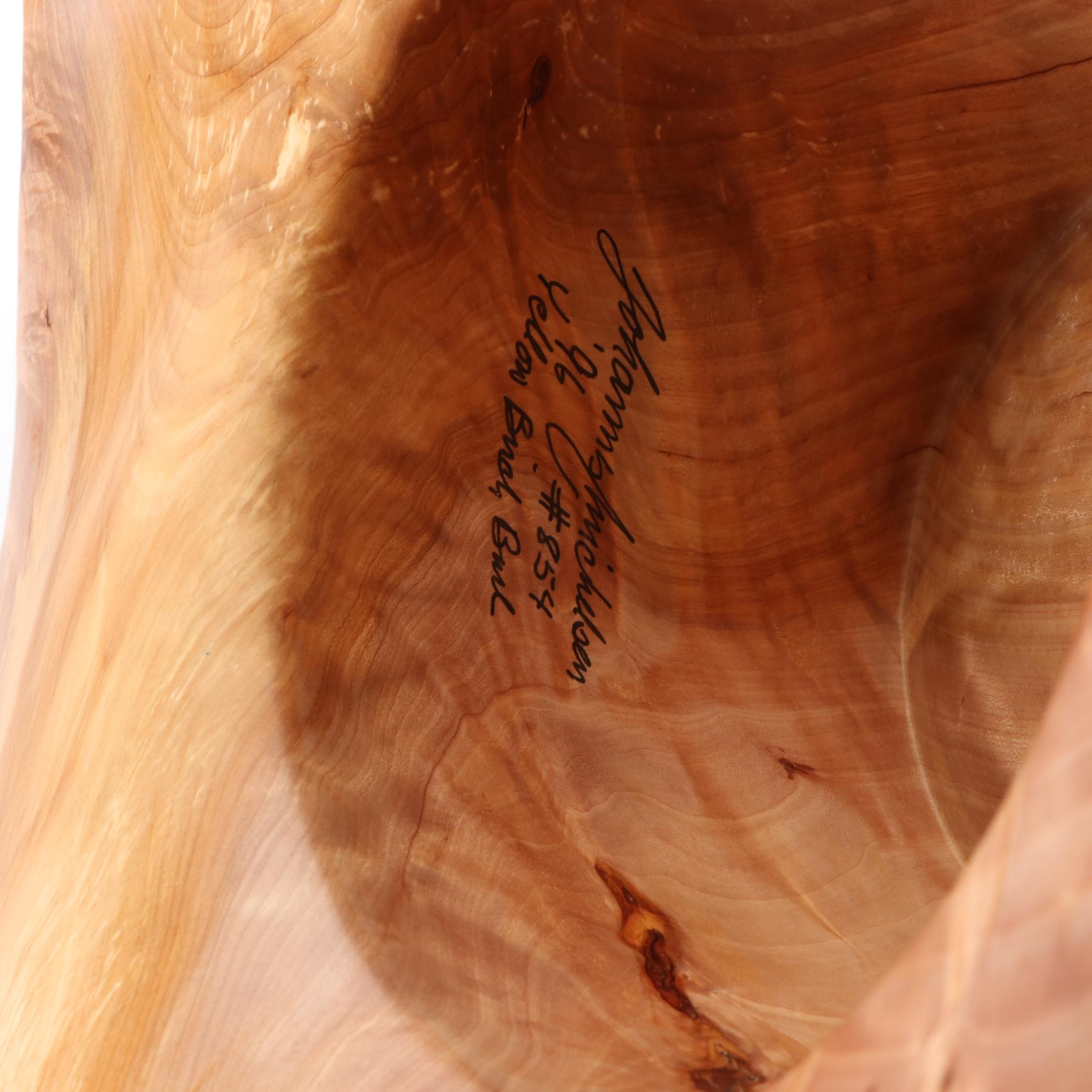 JoHannes Michelsen Yellow Birch Burl Wood-Turned Western Style Hat | EBTH