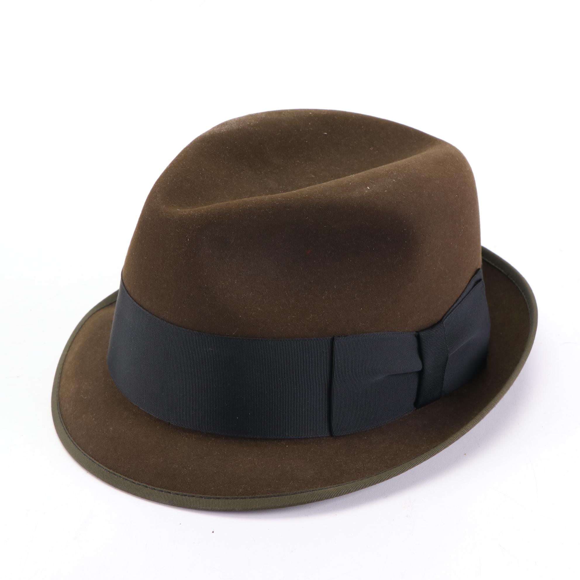 Dobbs Dunhill's Short Brim Fedora and Wormser Royal Luxury Fedora | EBTH