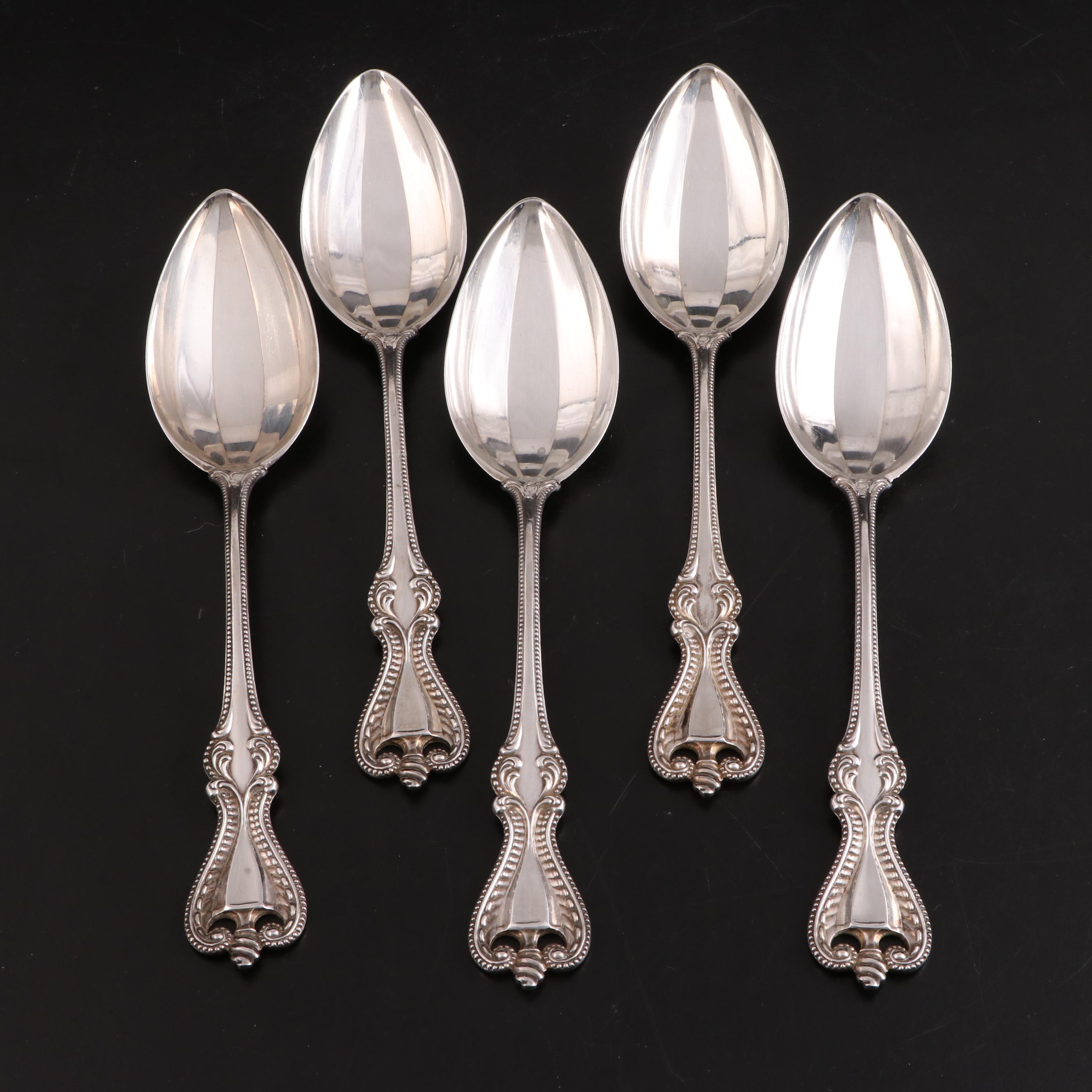 Towle "Old Colonial" Sterling Silver Flatware with Coin Silver Ladle ...