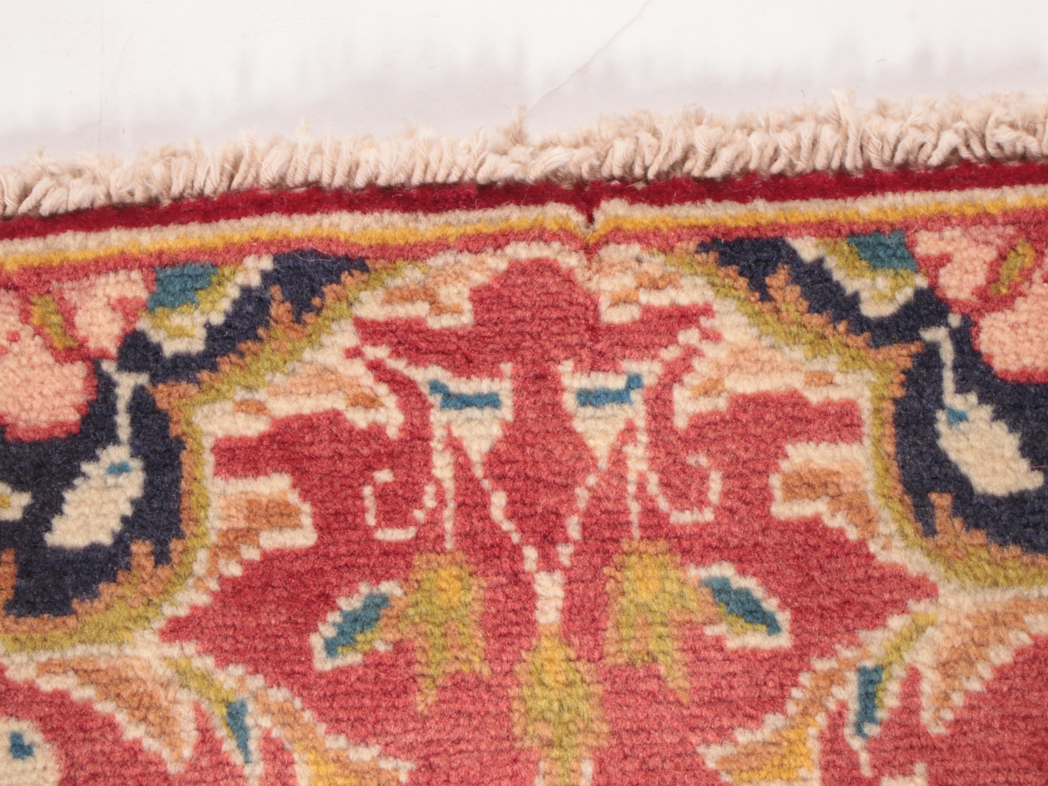 2' x 2'5 Hand-Knotted Persian Kurdish Floor Mat | EBTH