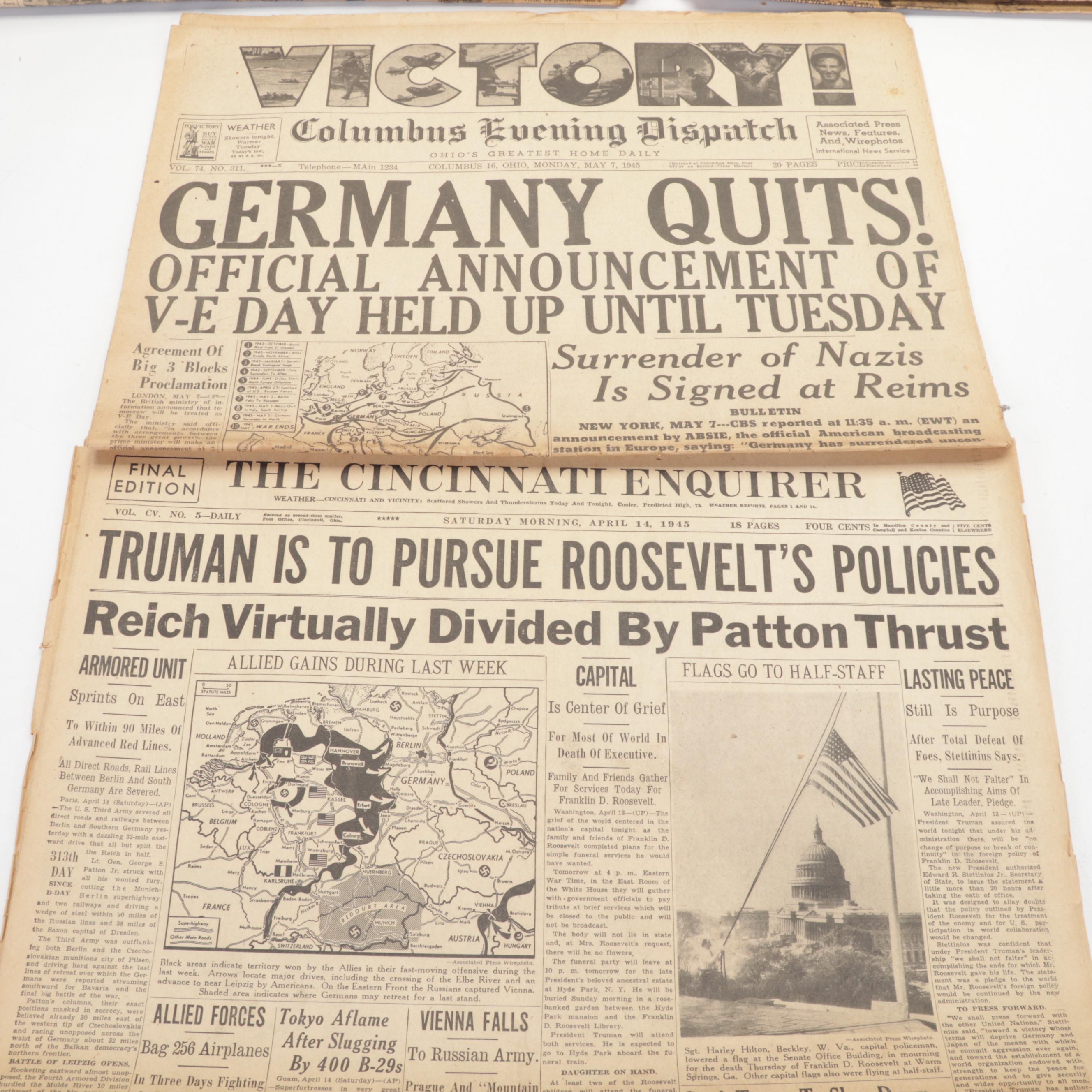 Political and Historical Memorabilia Including Magazines, Buttons, and ...