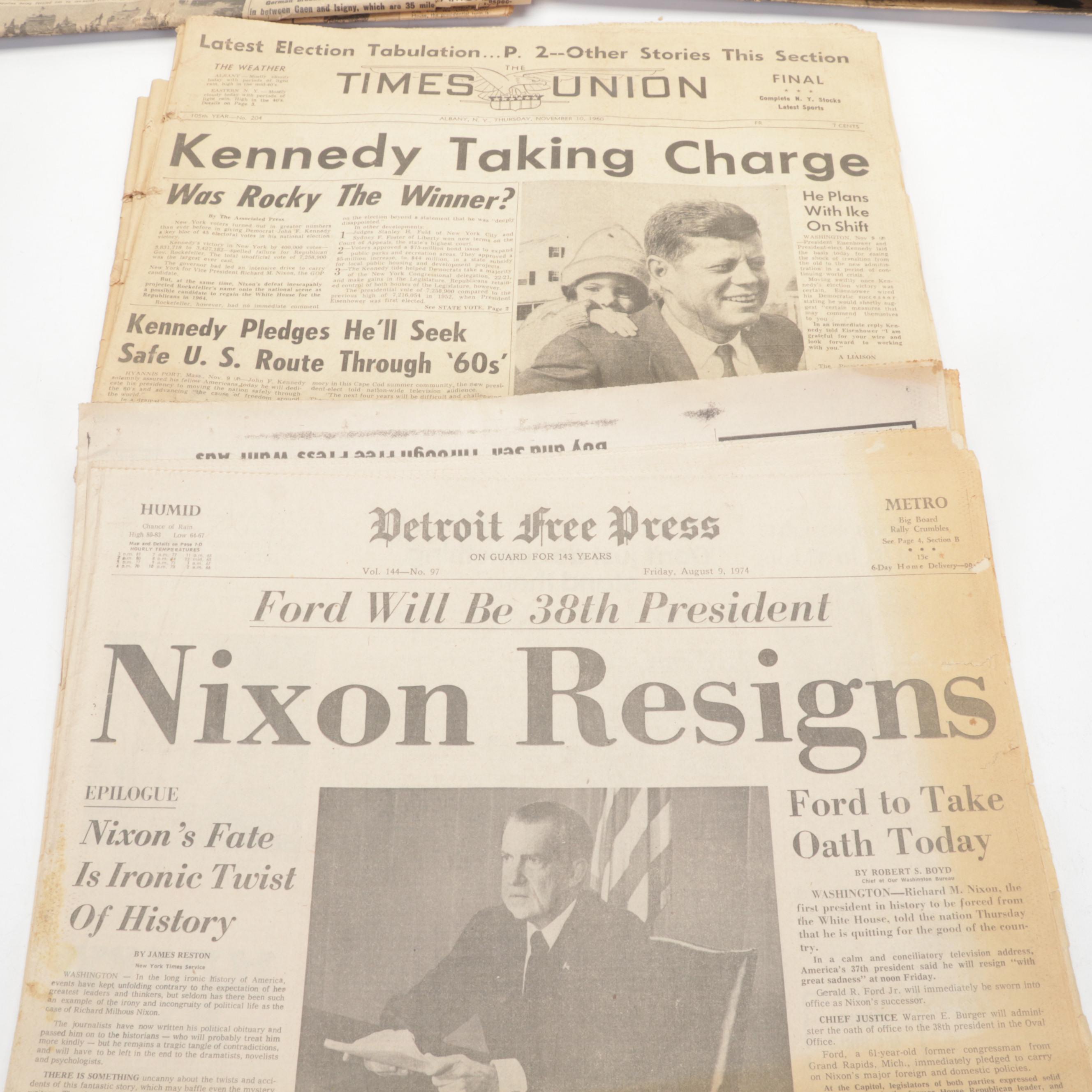 Political and Historical Memorabilia Including Magazines, Buttons, and ...