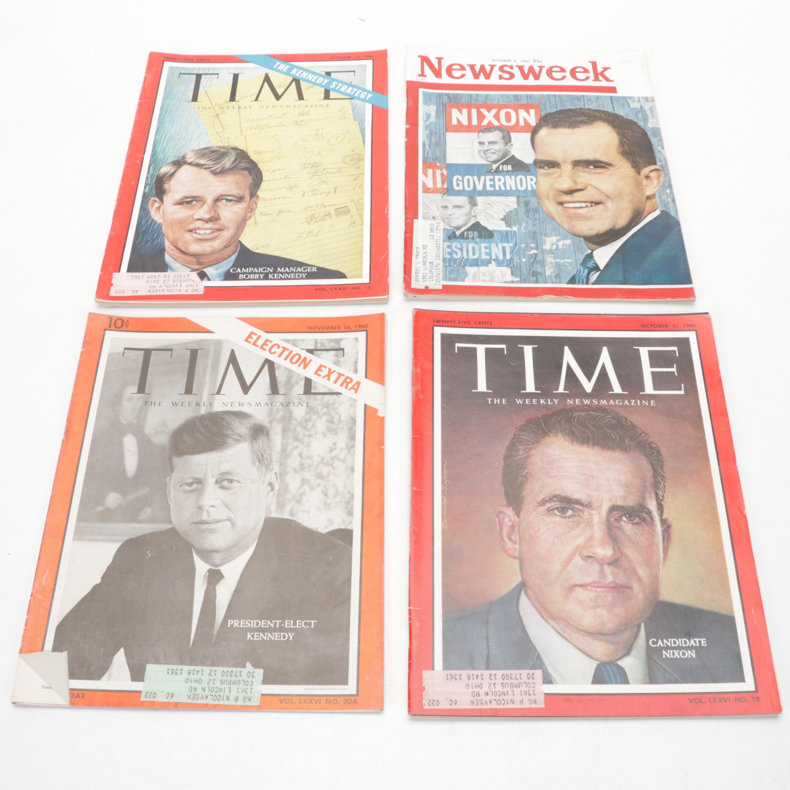Political and Historical Memorabilia Including Magazines, Buttons, and ...