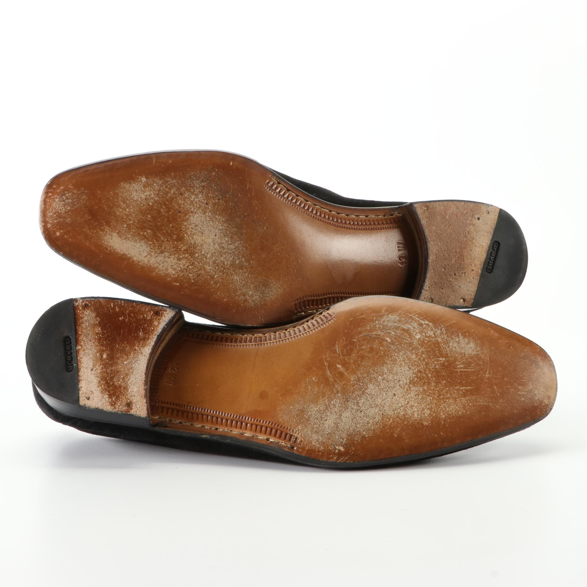 Men's Gravati Dress Slip-On Shoes in Suede and Leather | EBTH