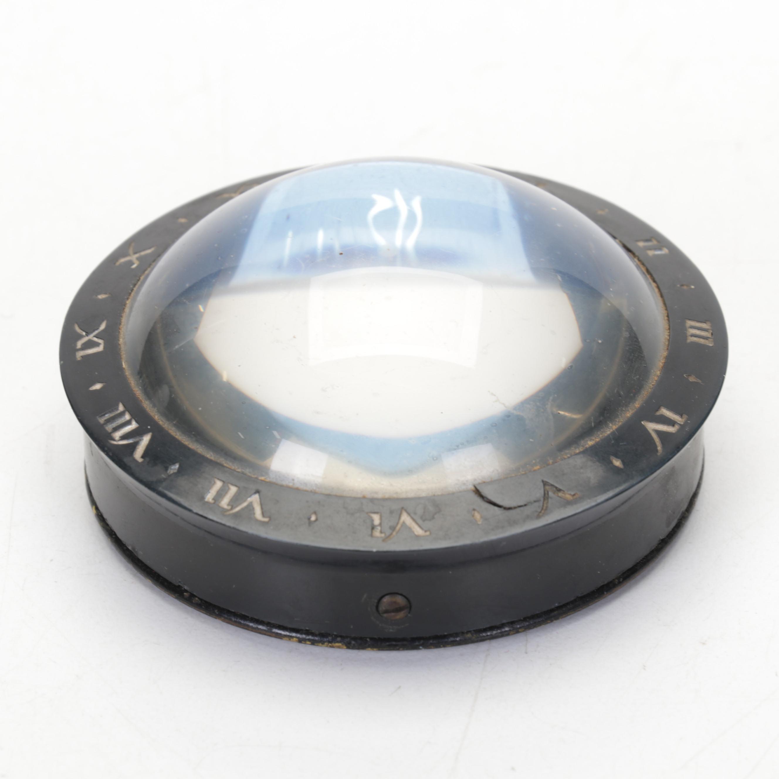 Westclox Earth, Moon and Stars Paperweight Clock, 1930s | EBTH