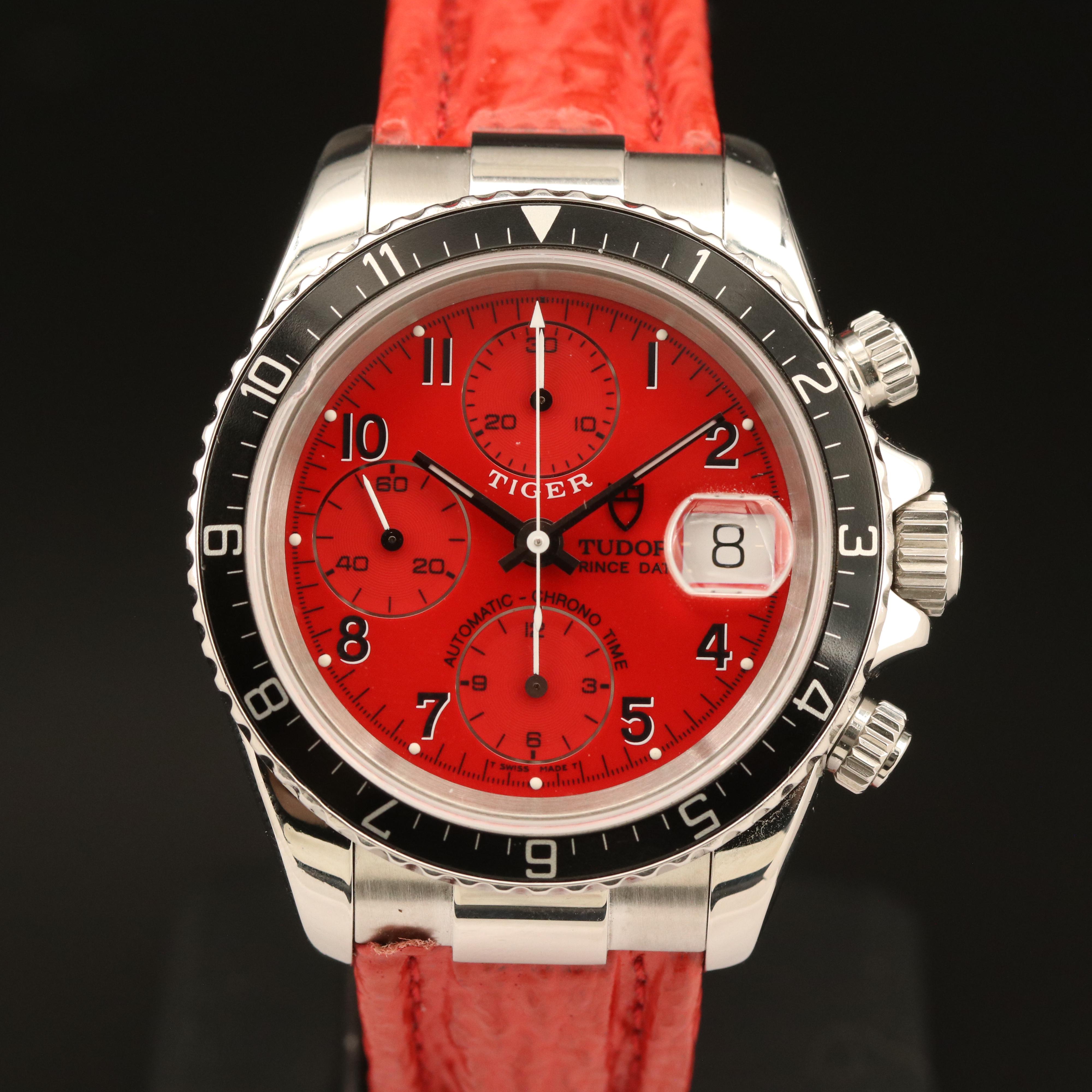 Tudor Tiger Prince Date Chronograph Steel Automatic Wristwatch | EBTH