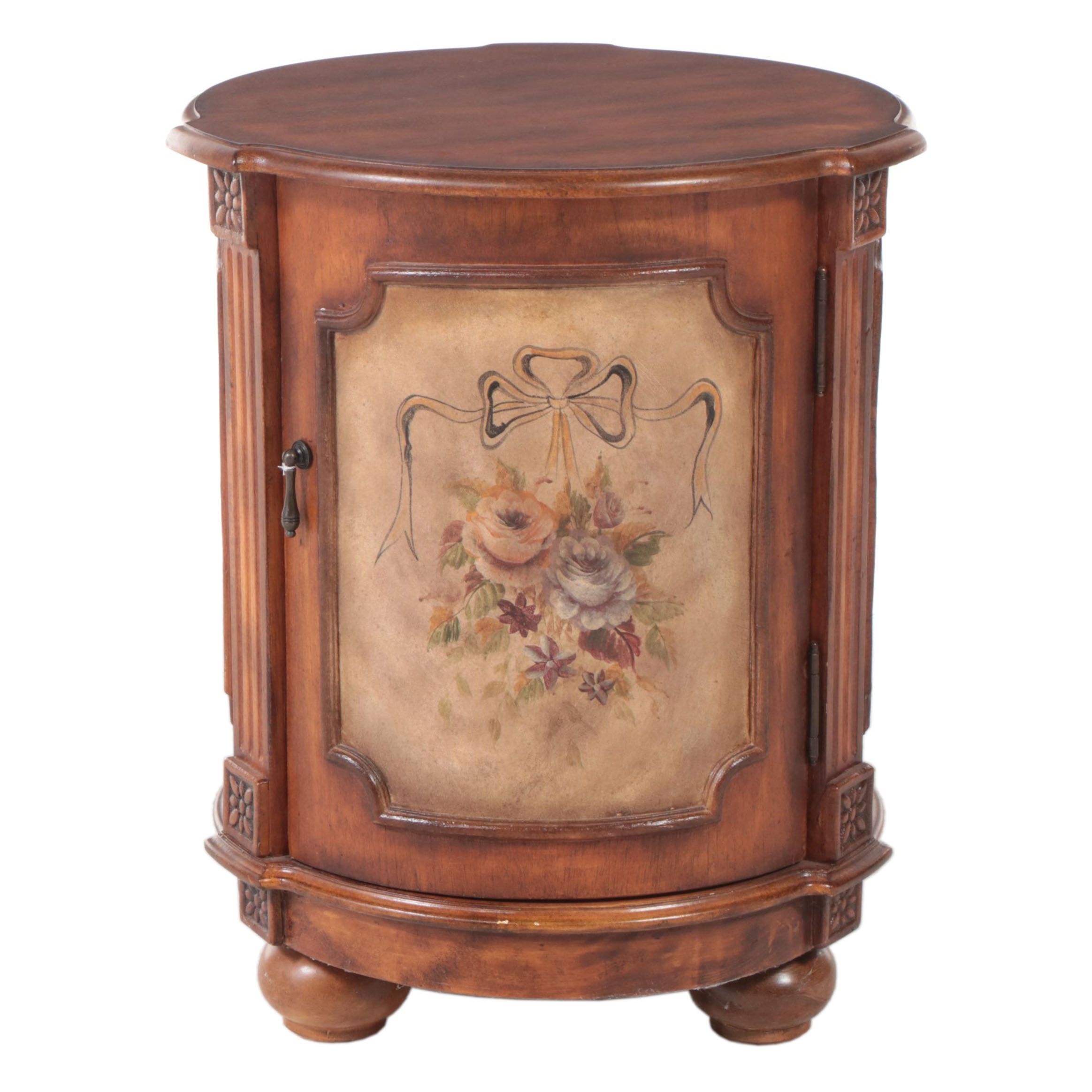 Neoclassical Style Parcel-Painted Side Cabinet | EBTH