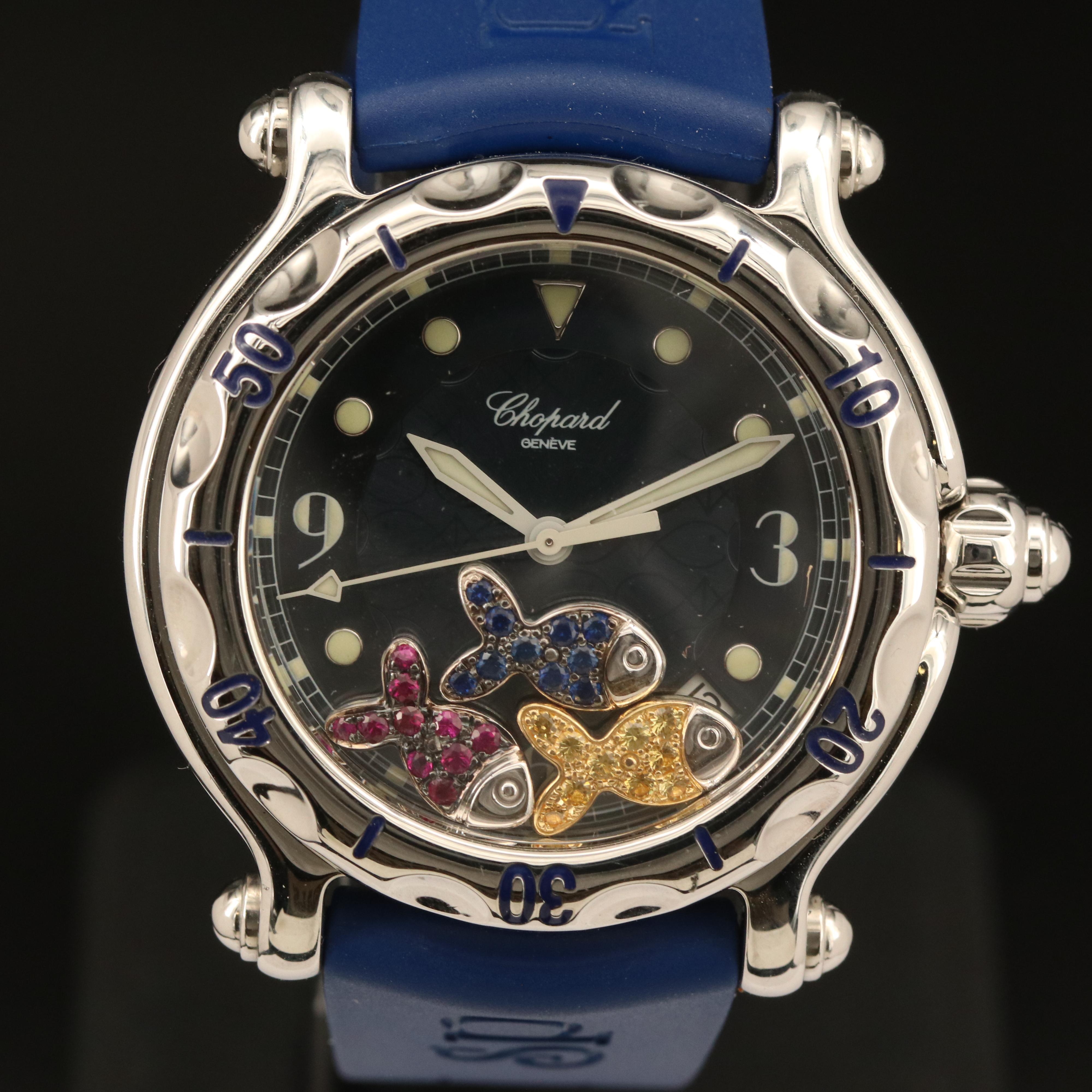 Chopard Happy Sport Sun, Moon and Stars Wristwatch | EBTH