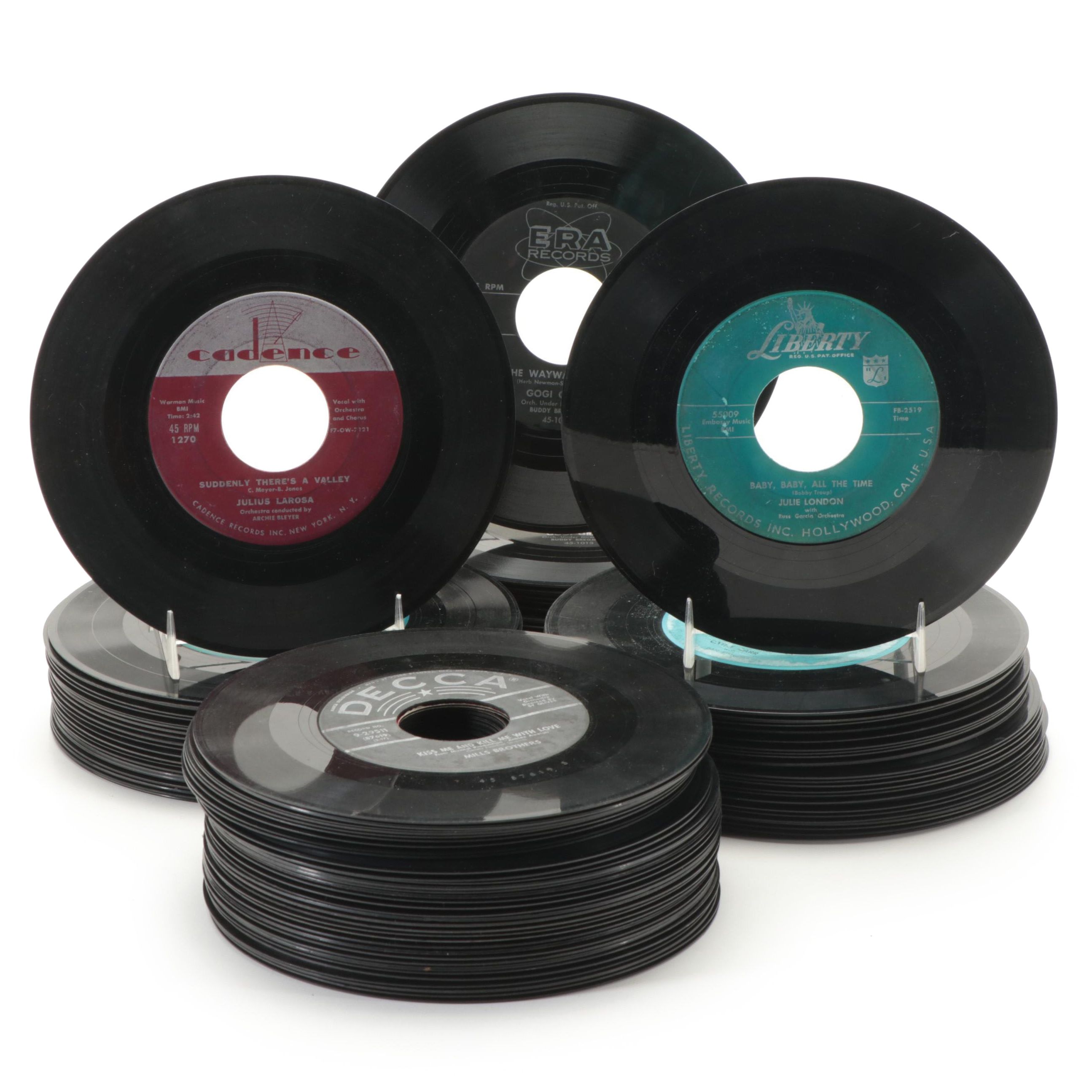 Willie Nelson, Johnny Cash, The Judds and Other 45 RPM Vinyl Records | EBTH