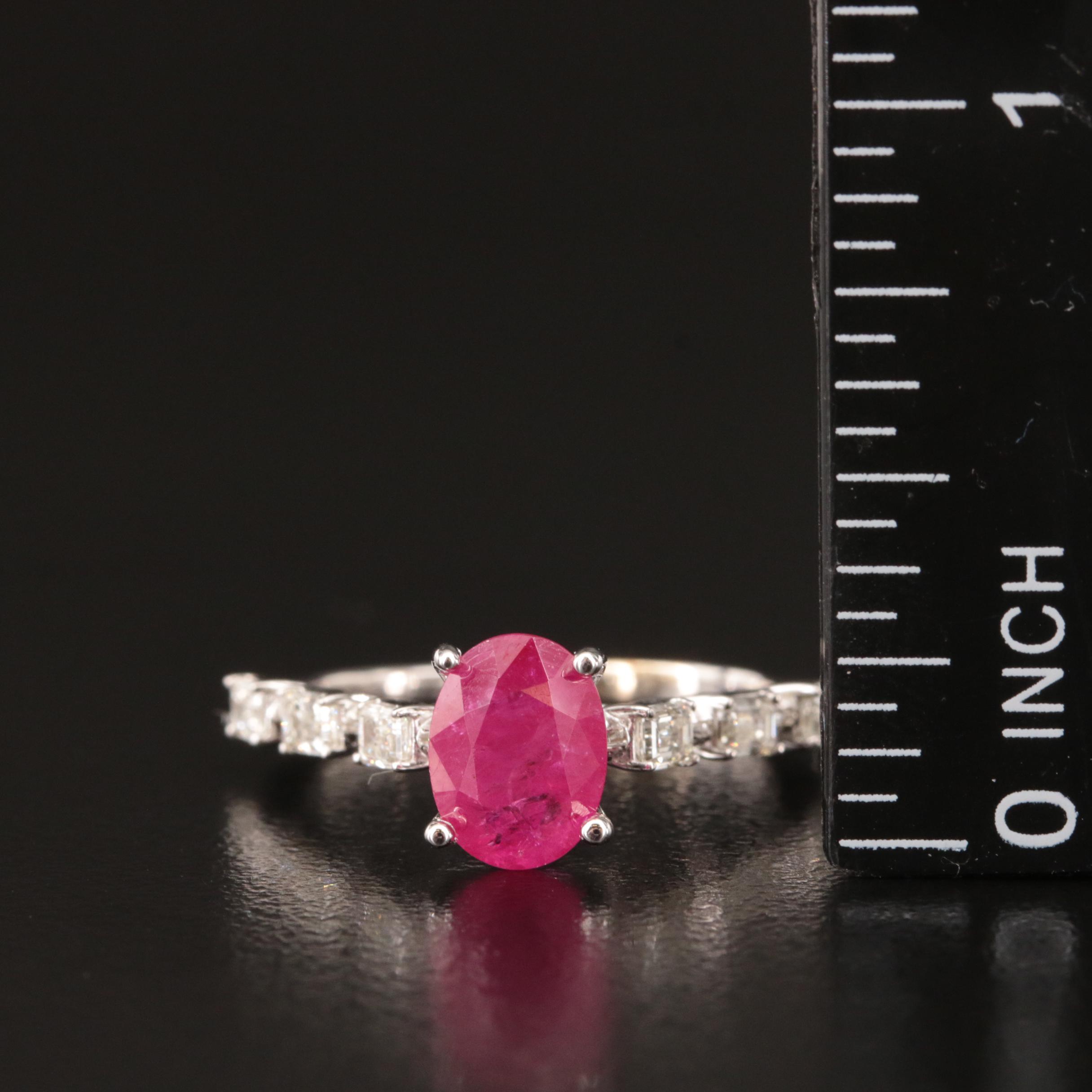 14K Ruby and Diamond Ring | EBTH