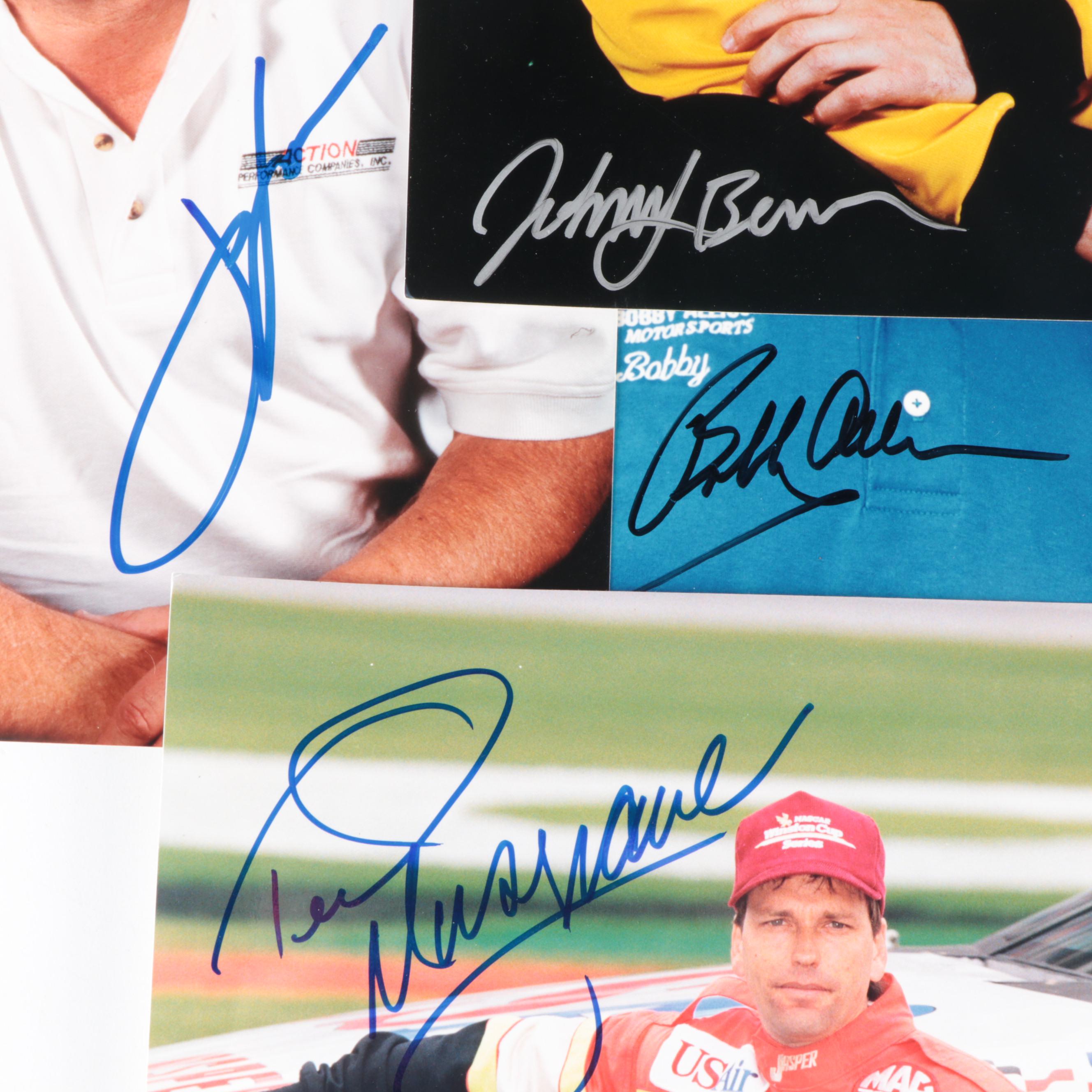 NASCAR Drivers Signed Promo Prints Including Jarett, Waltrip and More ...