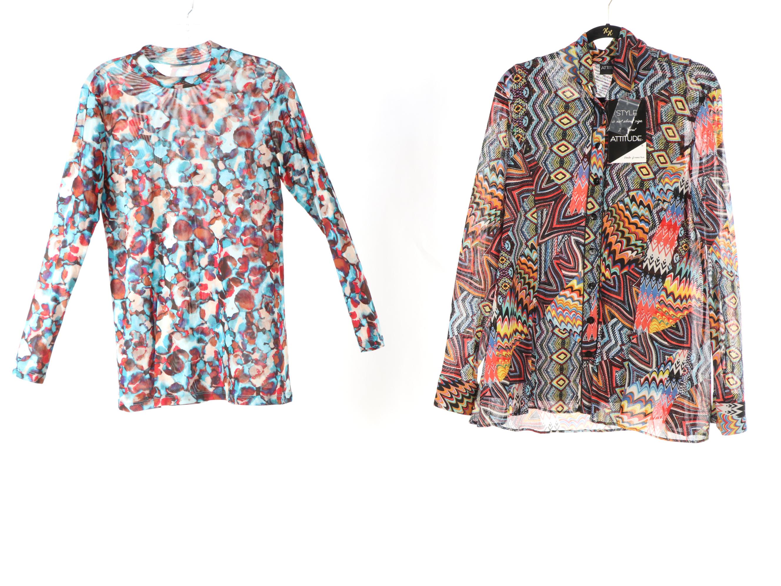 Assorted Tops/Tunic-Style Shirts by Logo, Attitudes, Tolani Collection ...